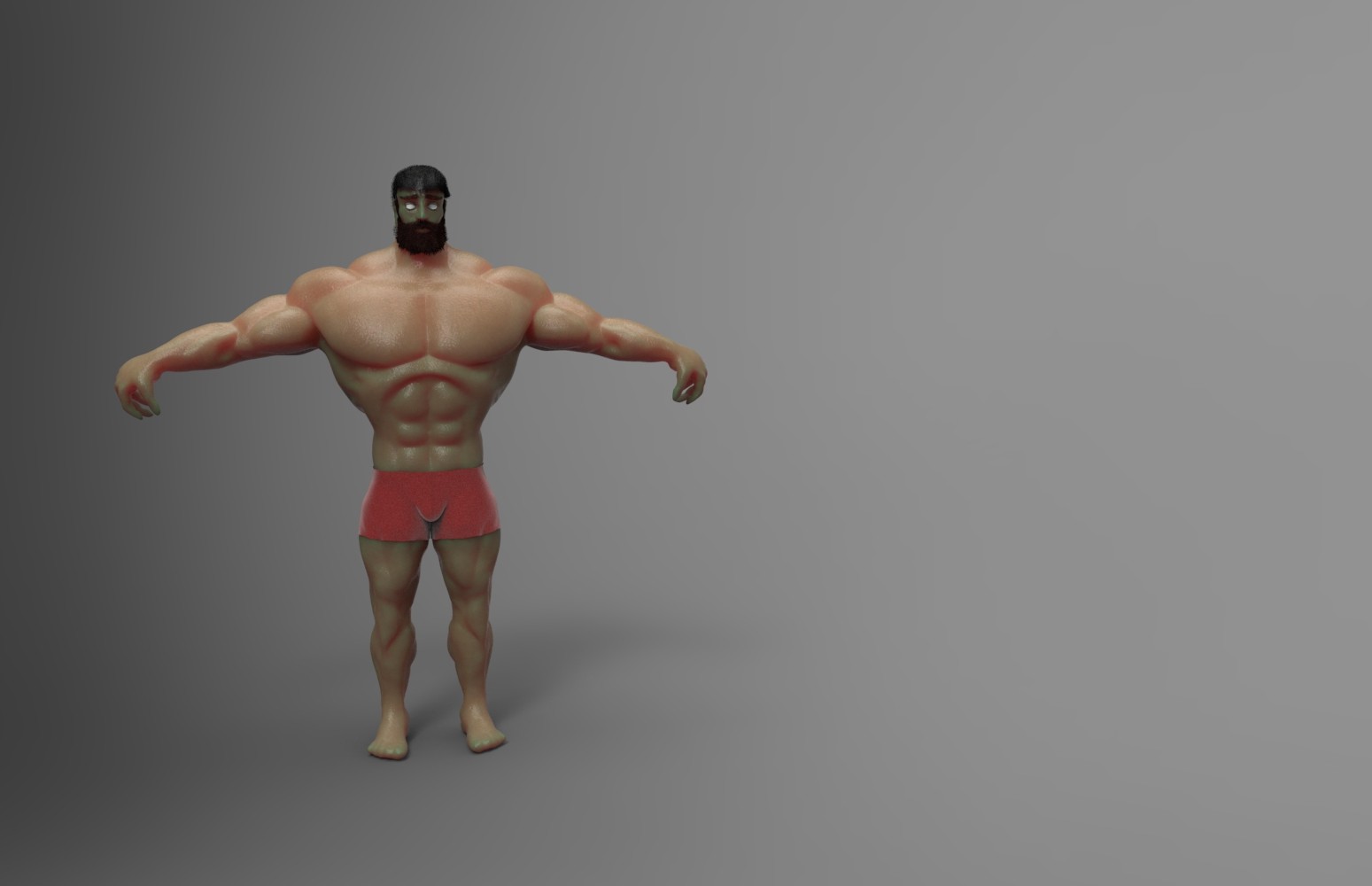 ArtStation - Muscular Male Anatomy Study