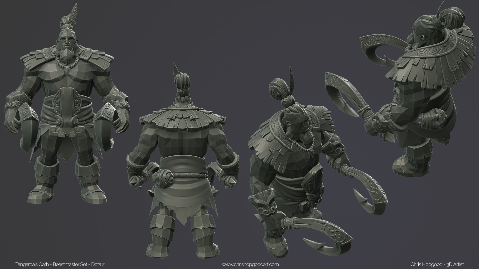 Dota 2 Beastmaster Set — Tangaroa’s Oath by Chris Hopgood — ProUser.Me