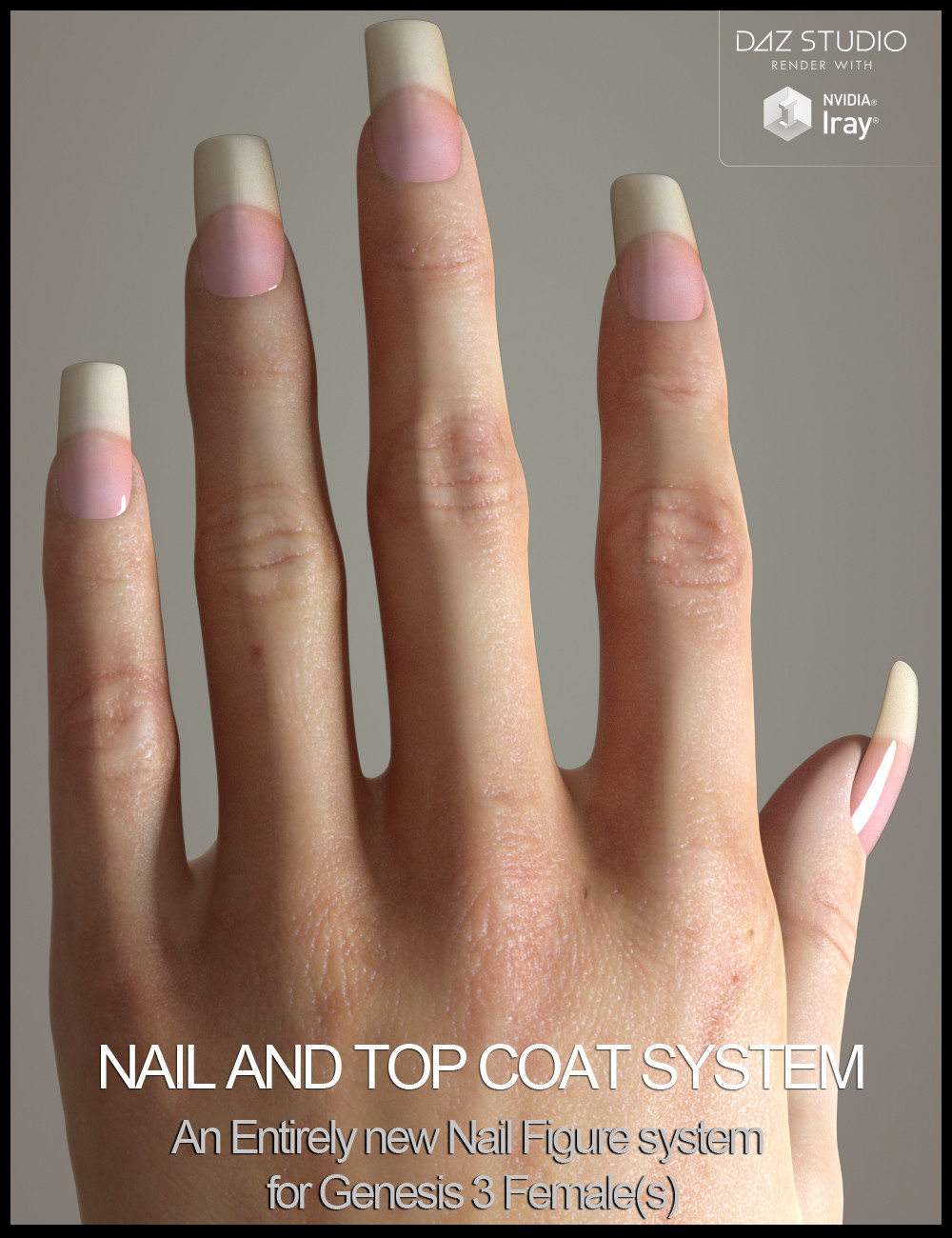 ArtStation - Nail System for Genesis 3 Female