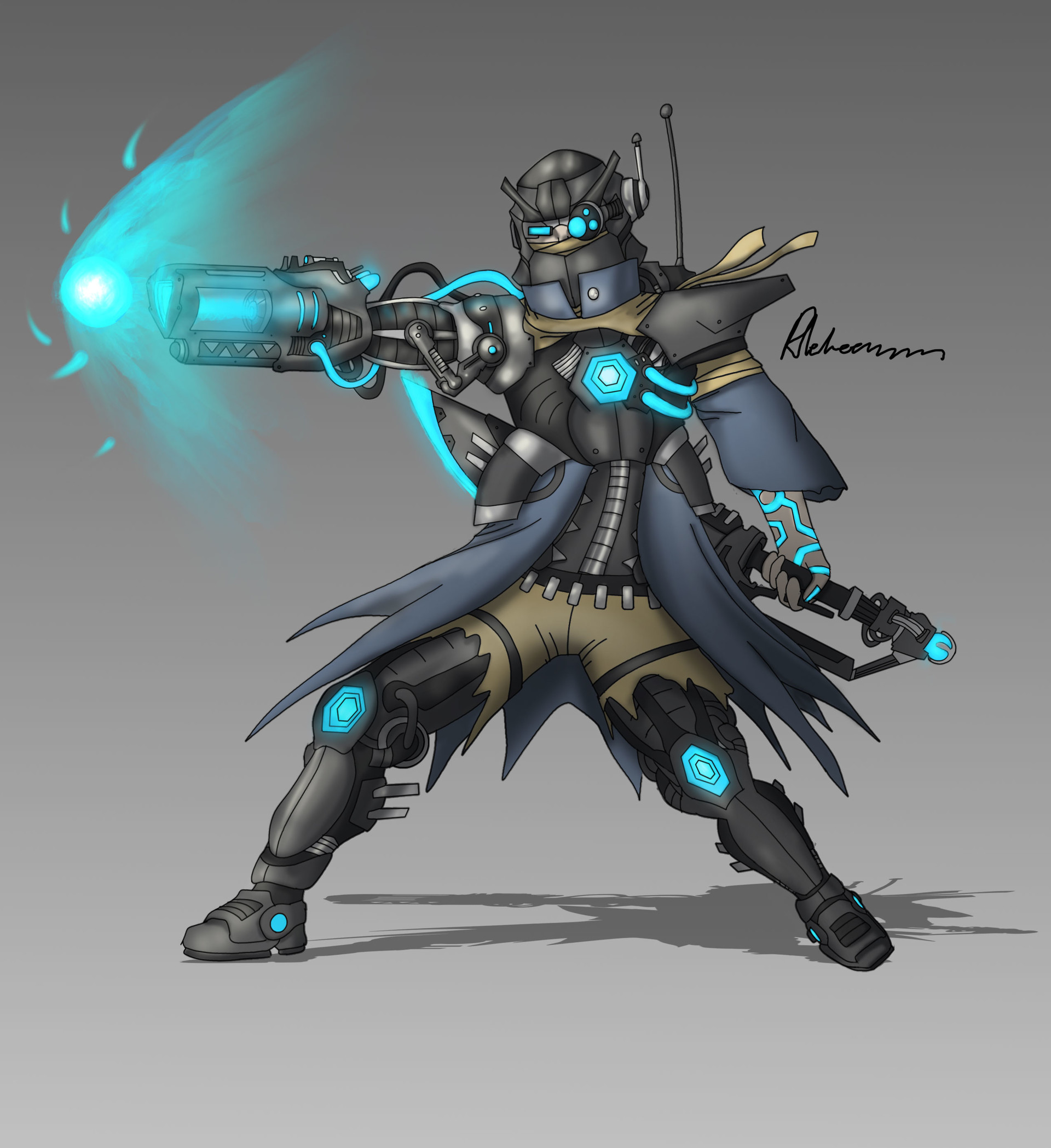 Riley Keenan - Cybernetic Fighter - 001