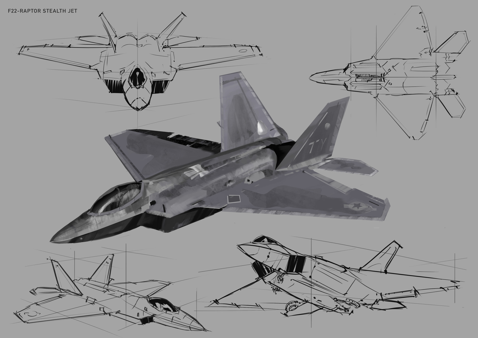 ArtStation - Aircraft study 02