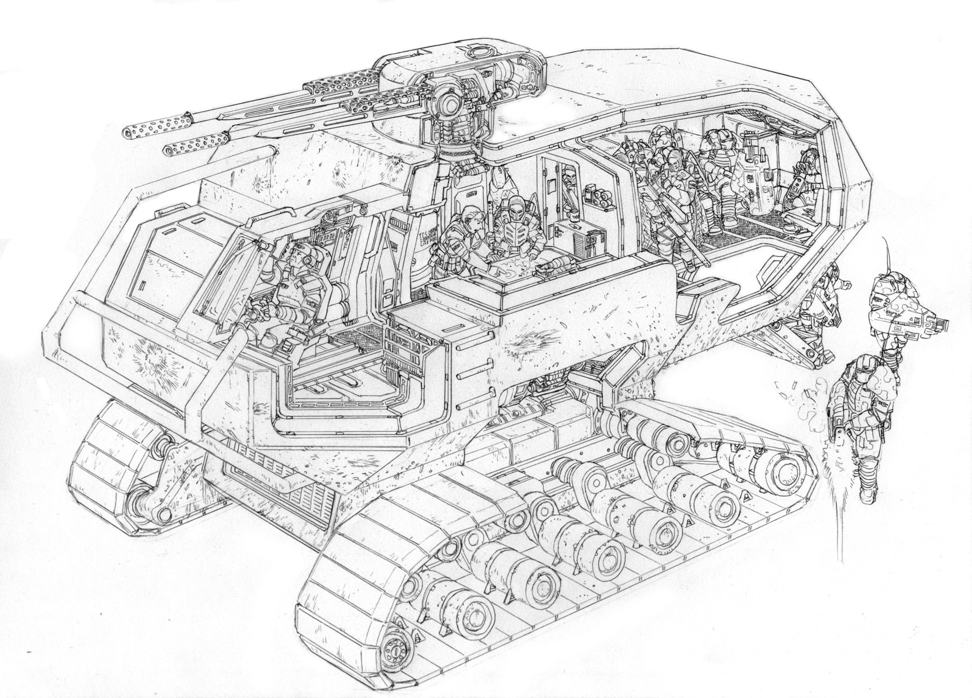 Juuso Laasonen - Crayven APC cross-section