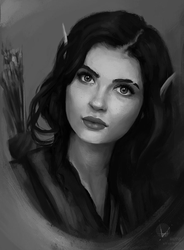 ArtStation - Portrait Elf