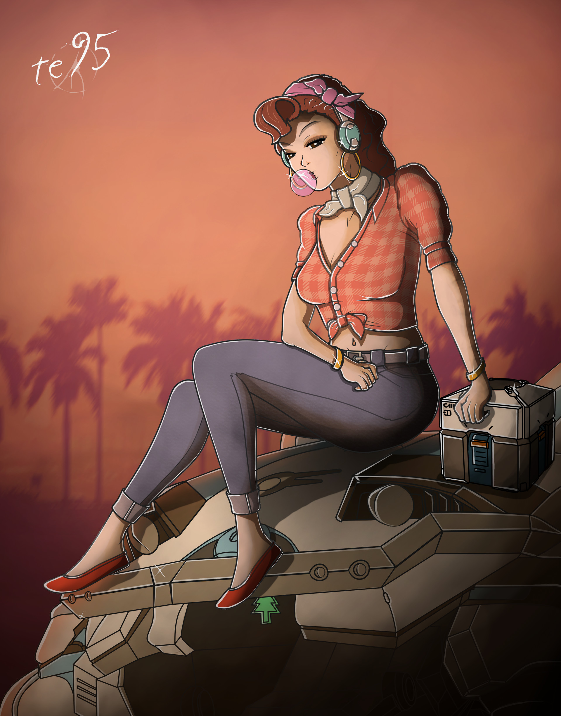 Overwatch Love Dva Overwatch: D. Va :: Behance