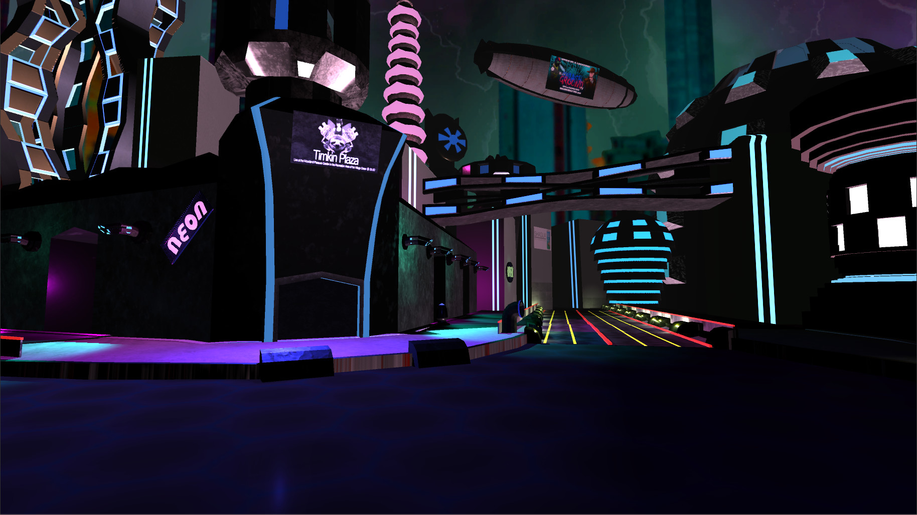 ArtStation - Neon Beatdown - Environment