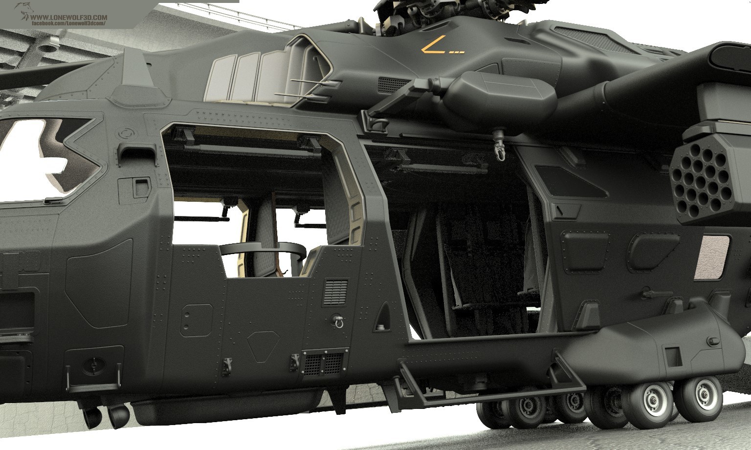 Reno Levi - Lonewolf3D - Homefront 2 Heli