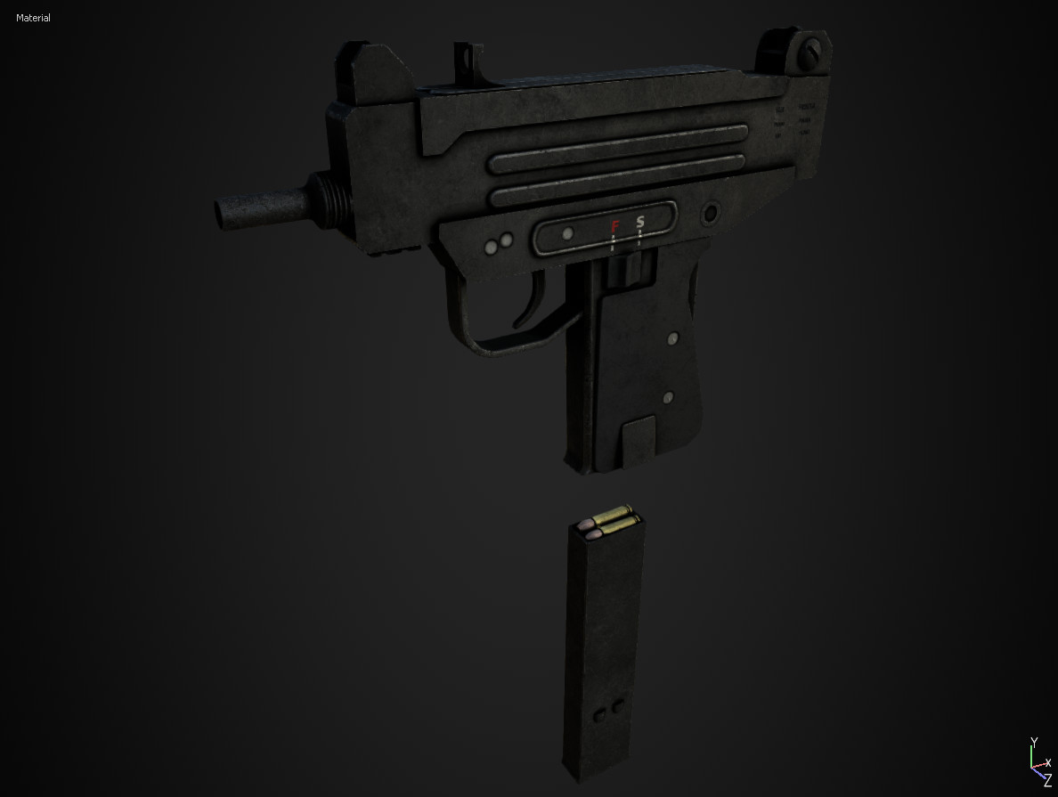 Micro Uzi — Game Model by Danny Chilvers — ProUser.Me