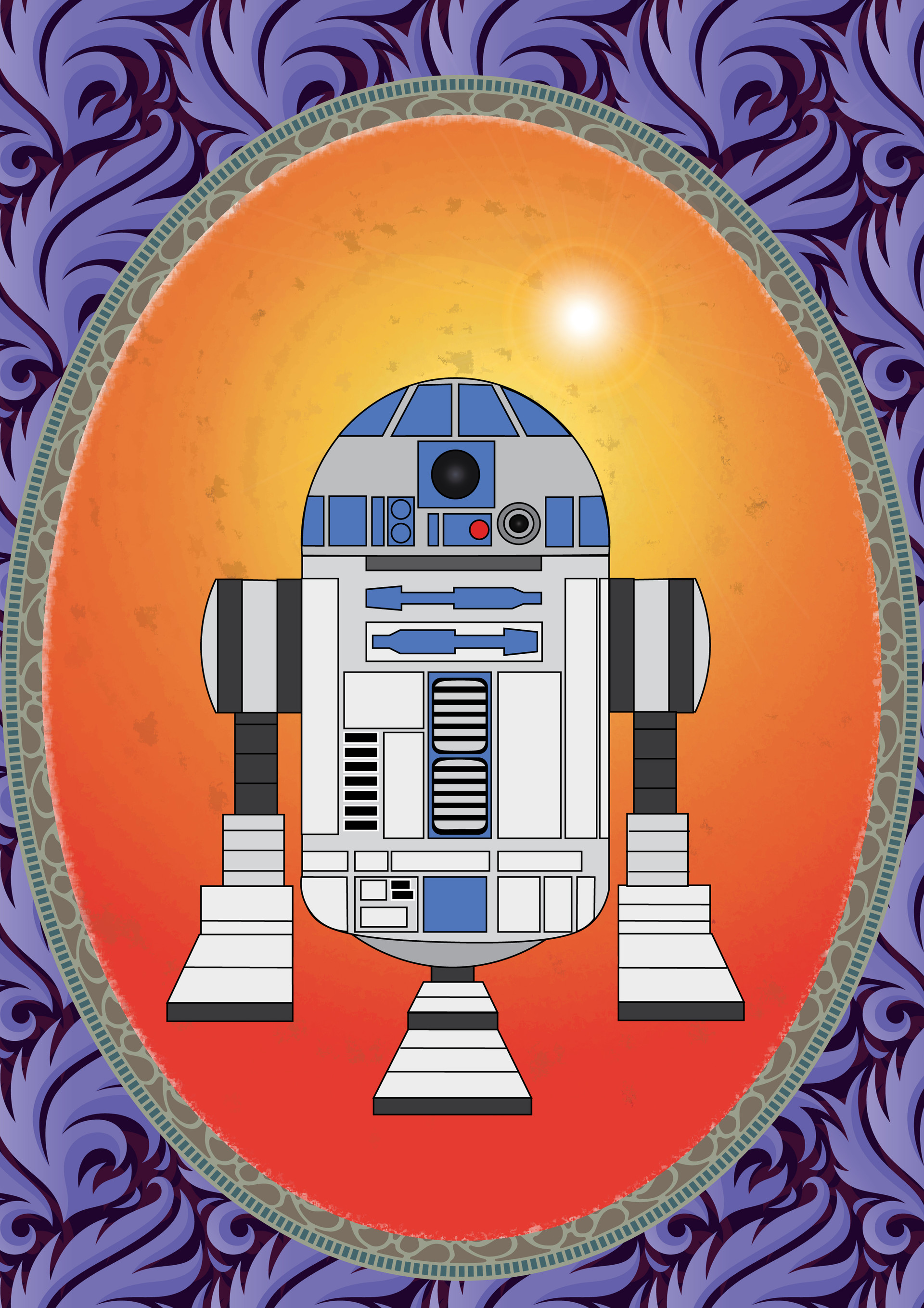 r2d2 vector art