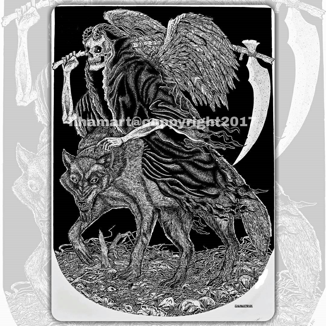 ArtStation - Grim reeaper wolf 1