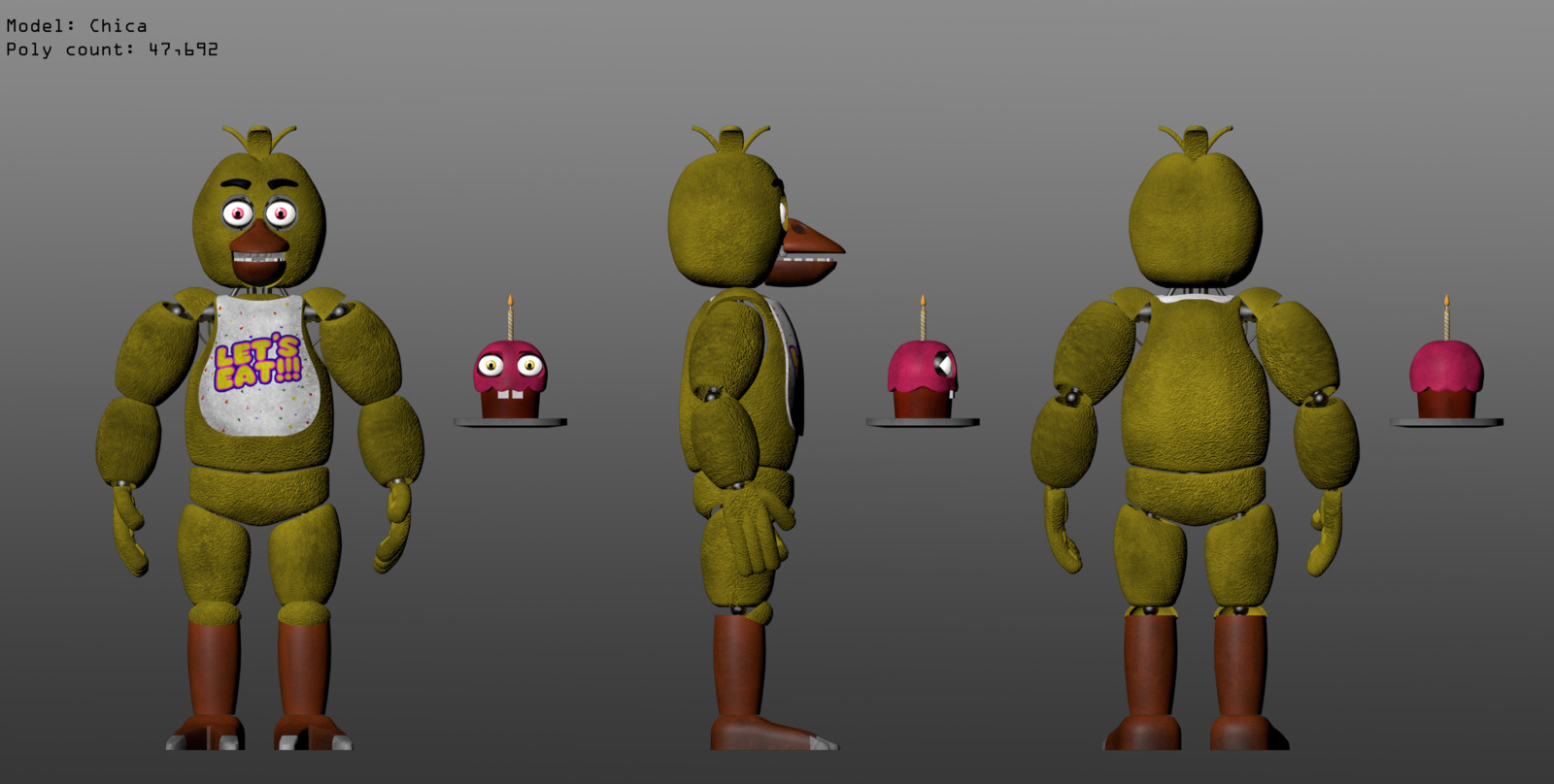 Thomas Honeybell - Five Nights at Freddy's Fan Made 3D Models