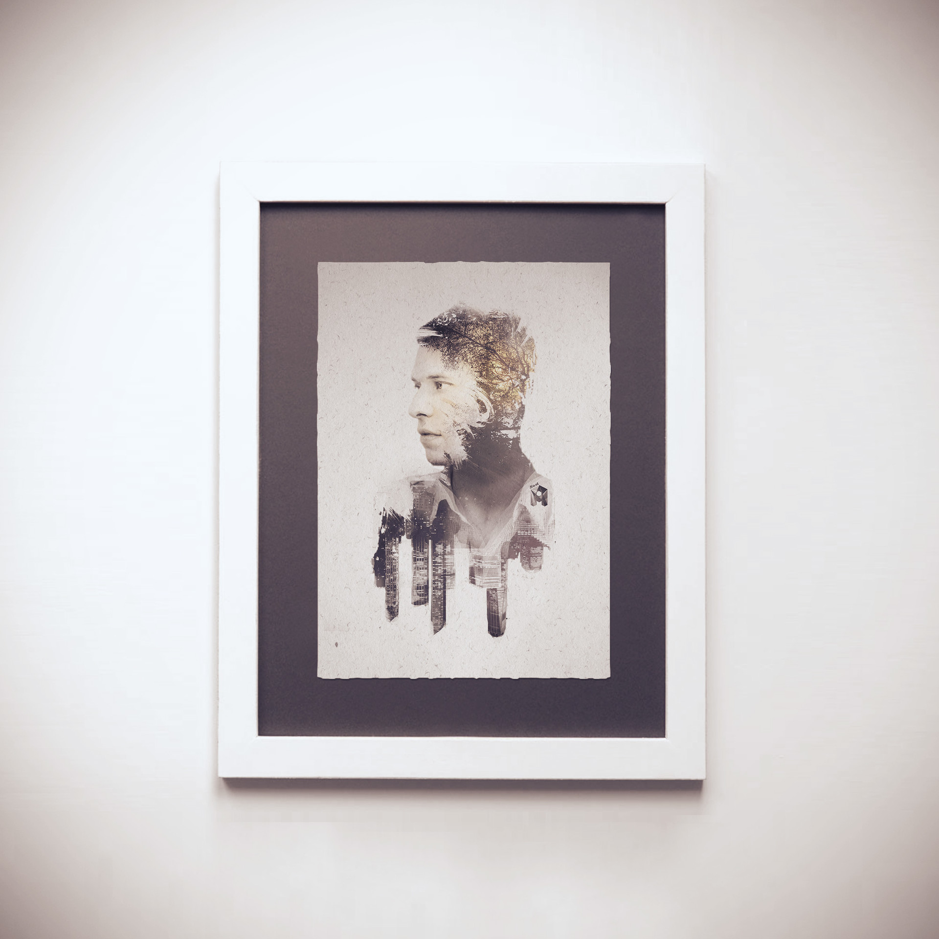 Aleksandr Sereda - double exposure portrait #3