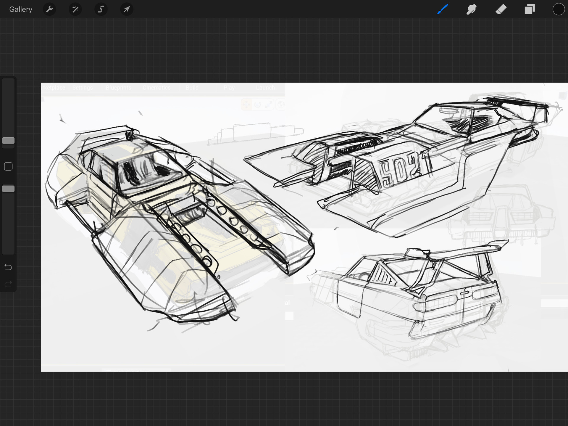 Tim Holm - Ship sketchdump