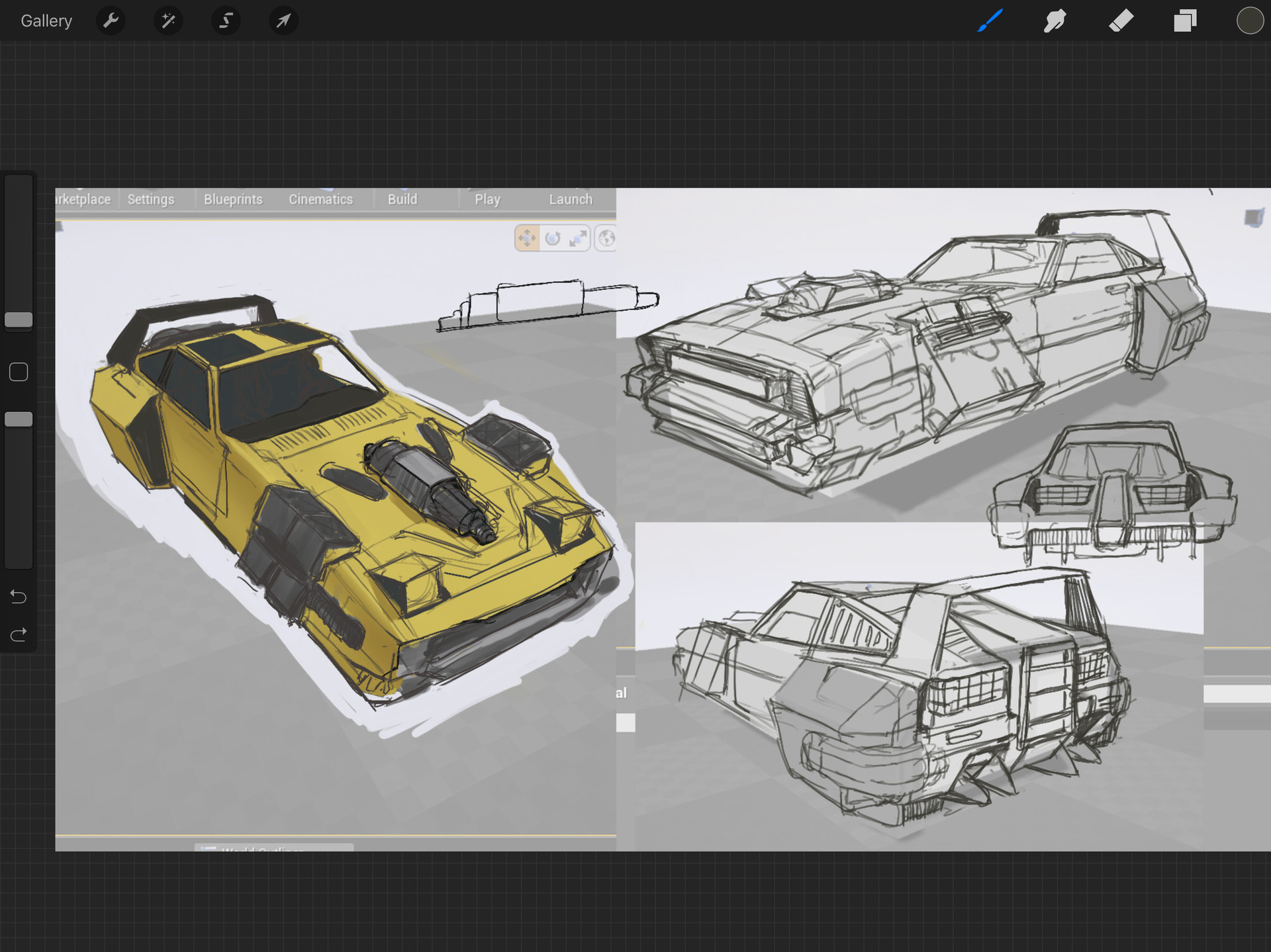 Tim Holm - Ship sketchdump