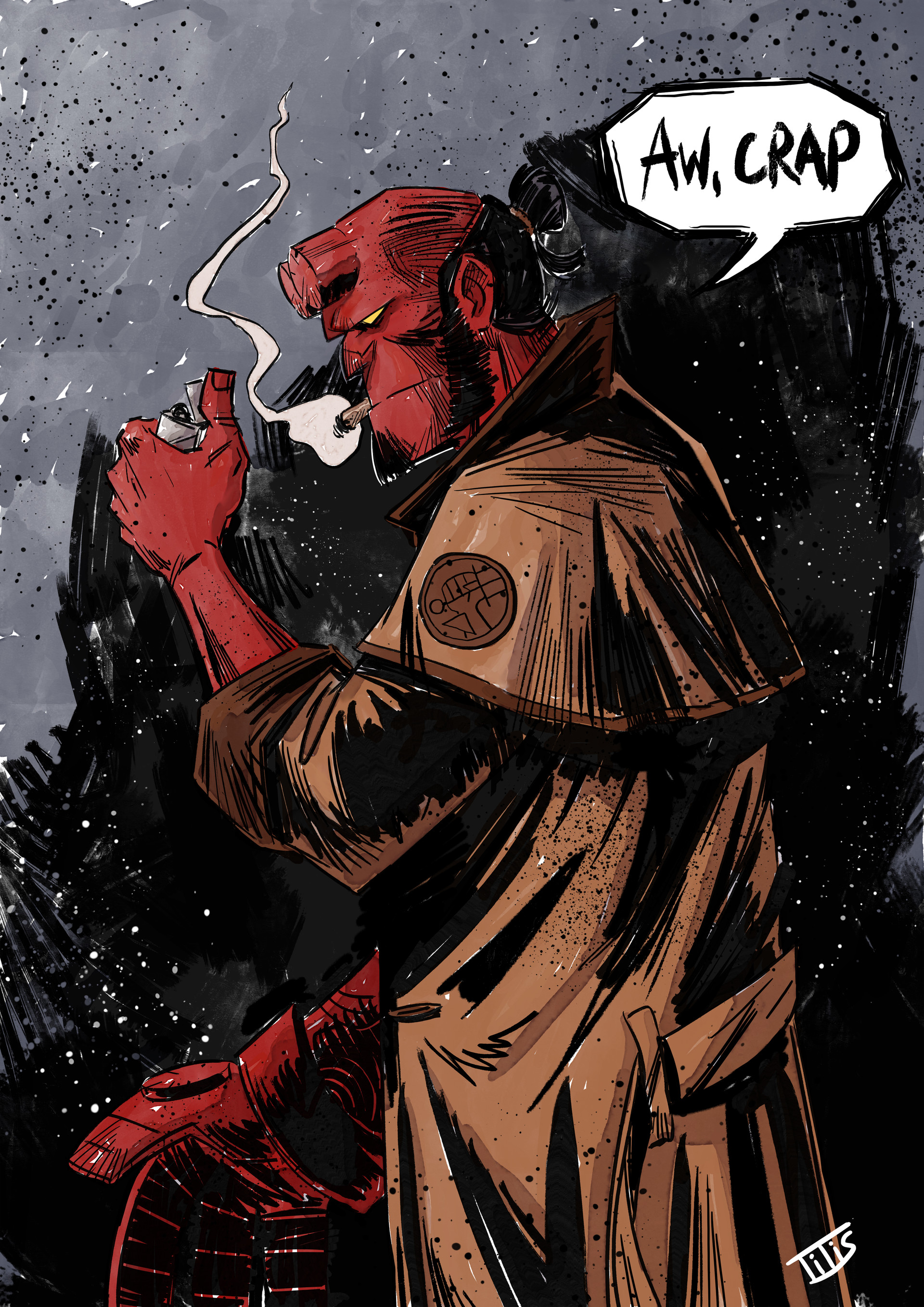 ArtStation - Hellboy 01