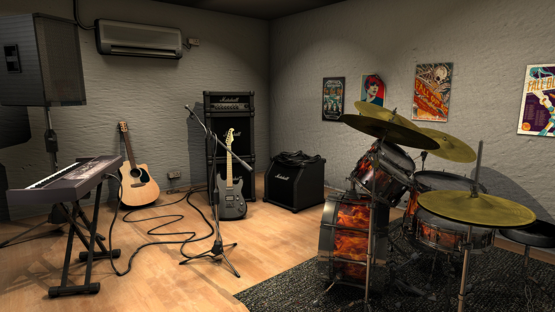 ArtStation - The band room