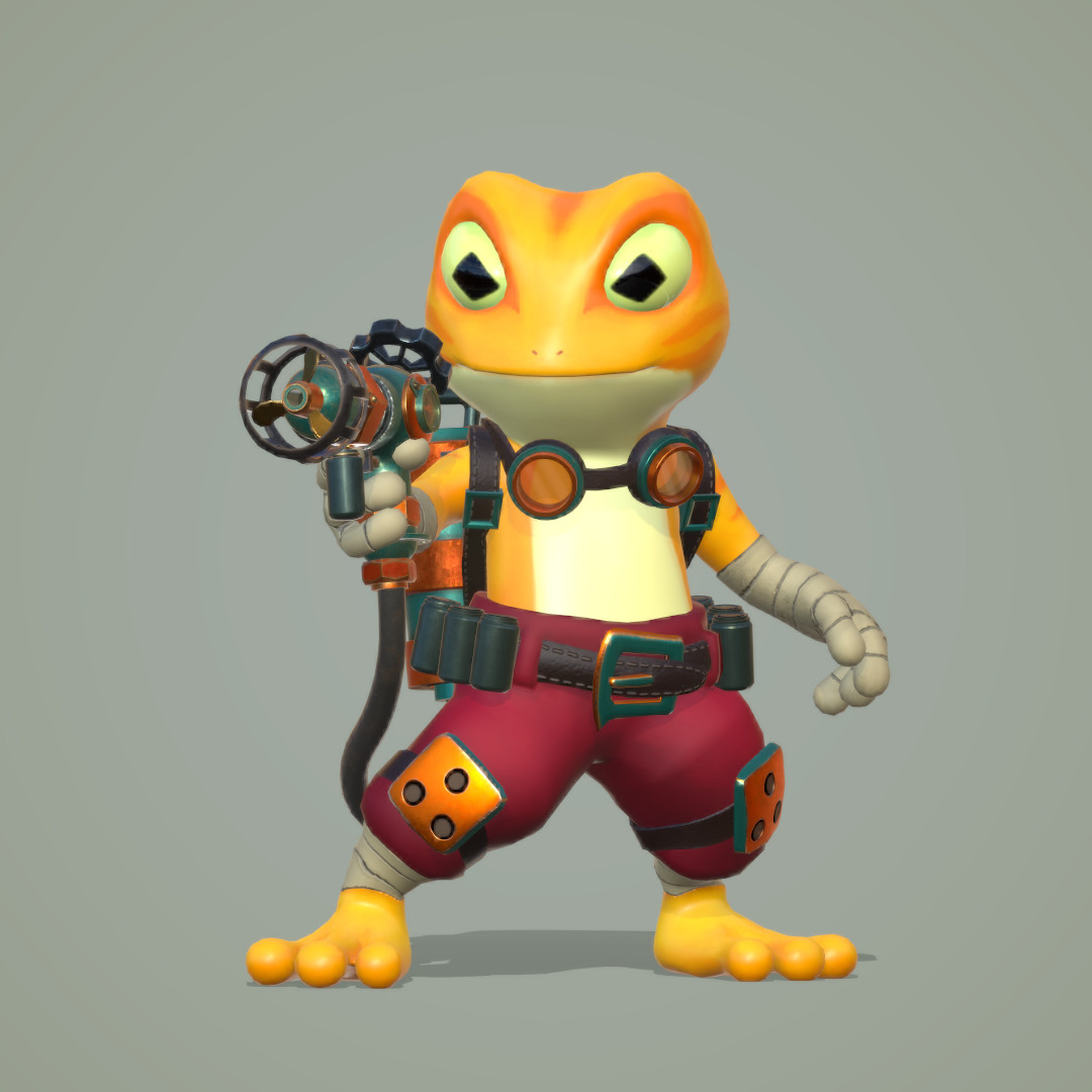 tokuei yoh - Bubble gun & Frog