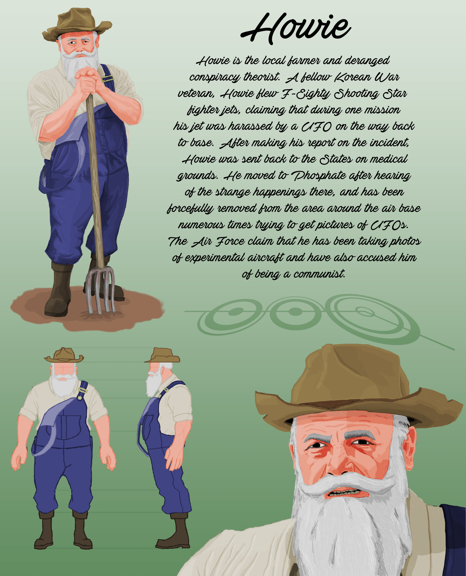 Stanley De-Oliveira - Phospate Files - Character artwork