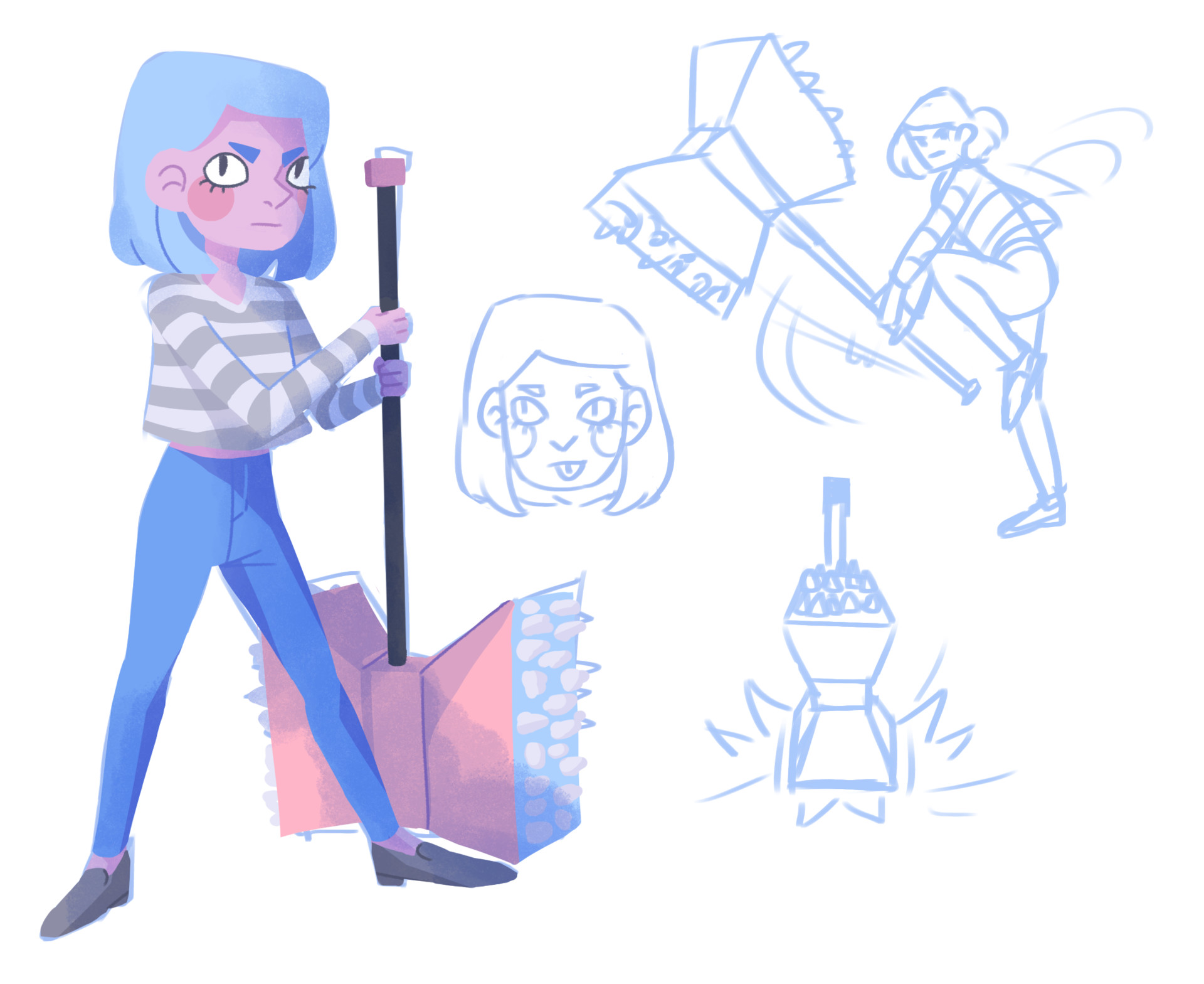 ArtStation - Tiny Girl - Character Design