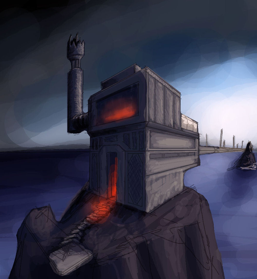 ArtStation - Perspective practice evil house