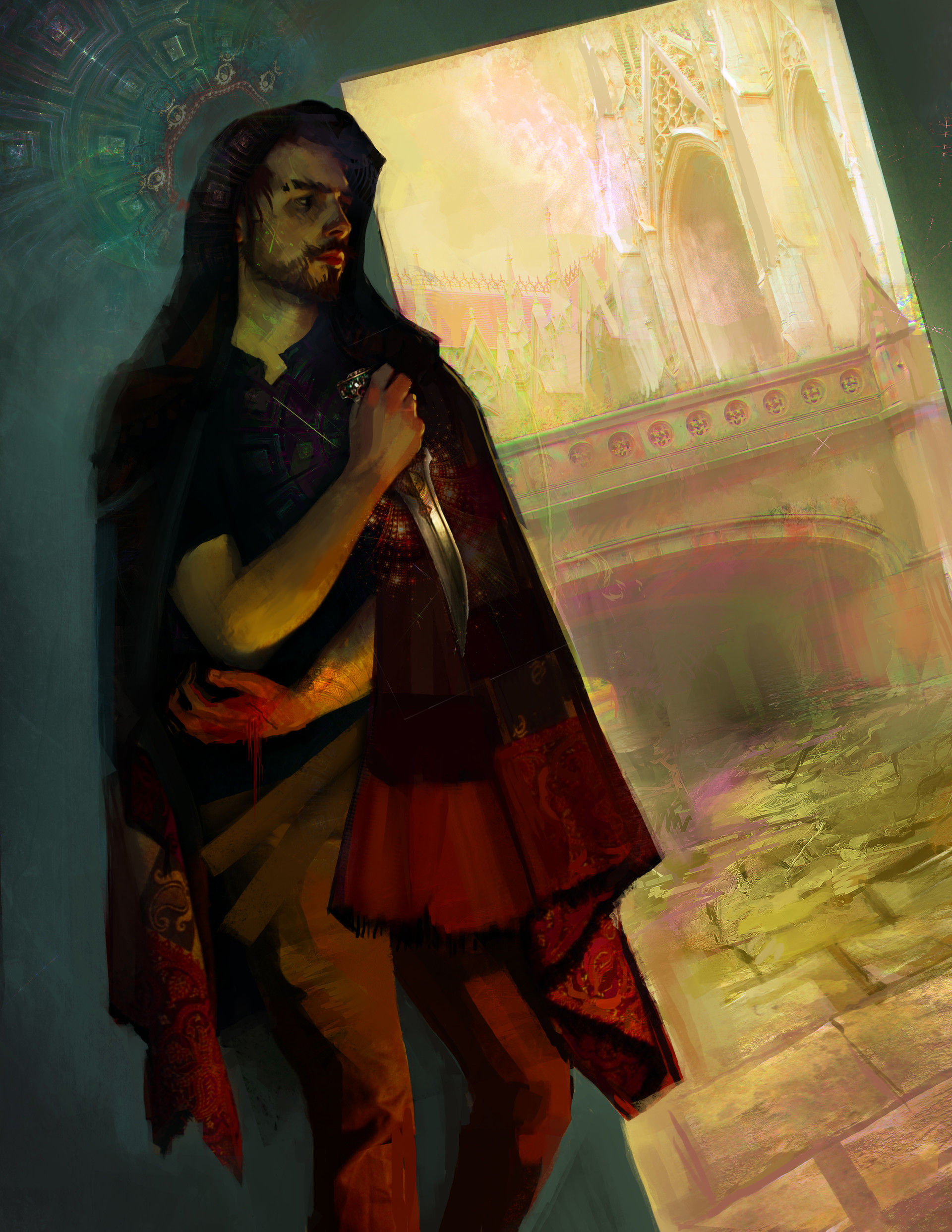 ArtStation - Bishop of the Red Hand.