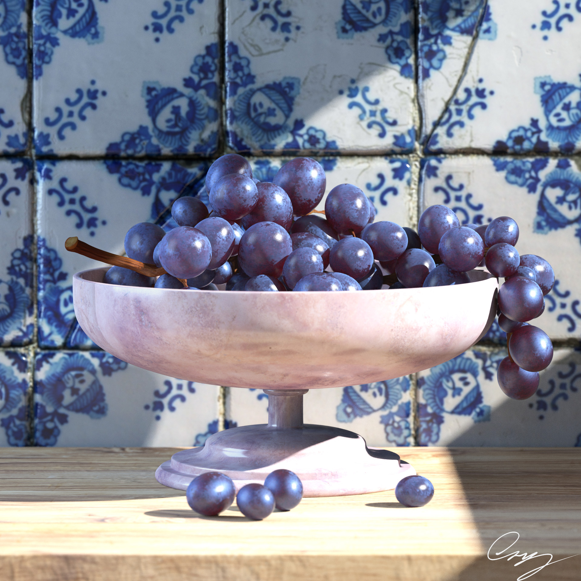 Cosimo Orban - Realistic Arnold Grapes Material Breakdown