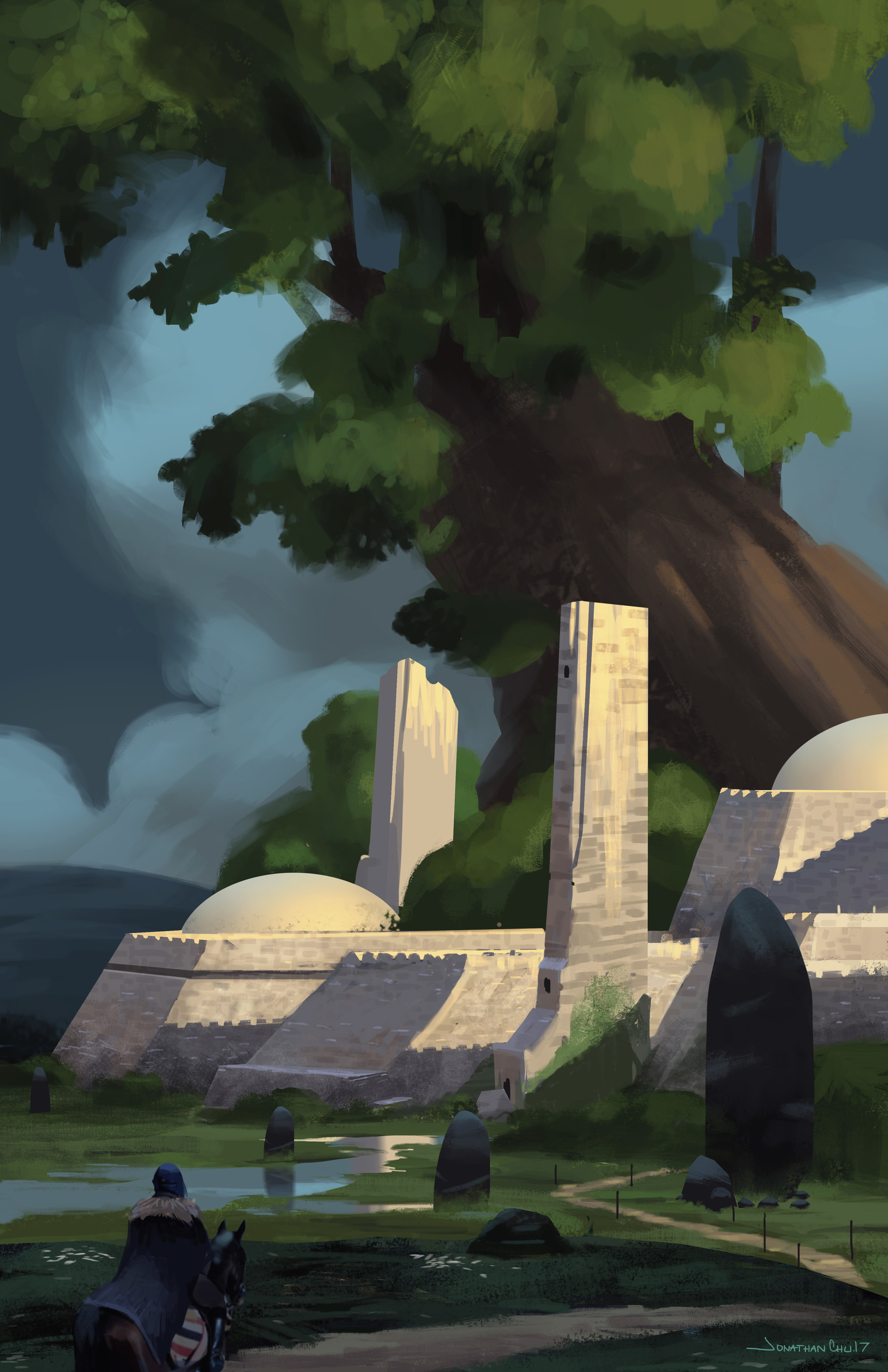 ArtStation - Tree Ruins