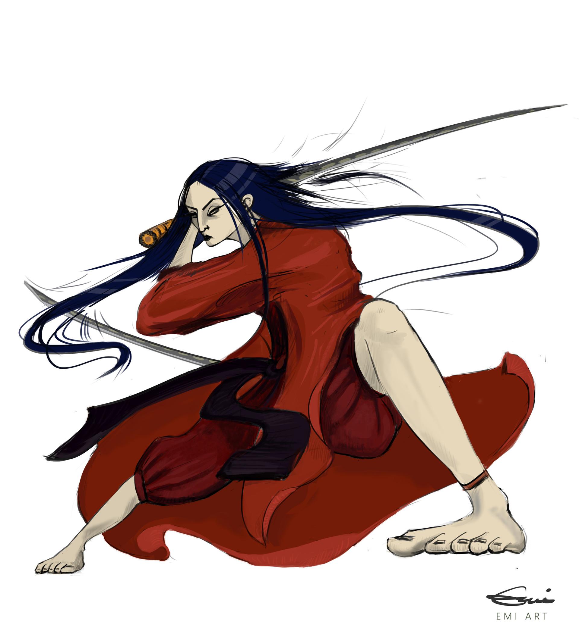 ArtStation - Samurai character