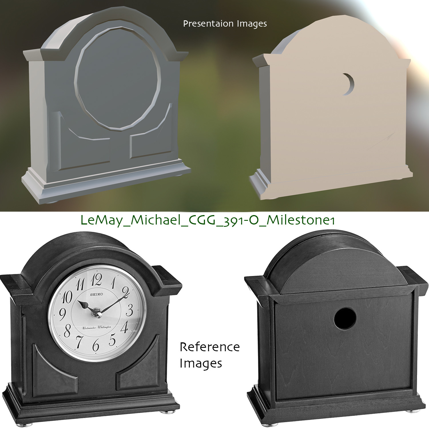 Mike LeMay - Table Top Clock