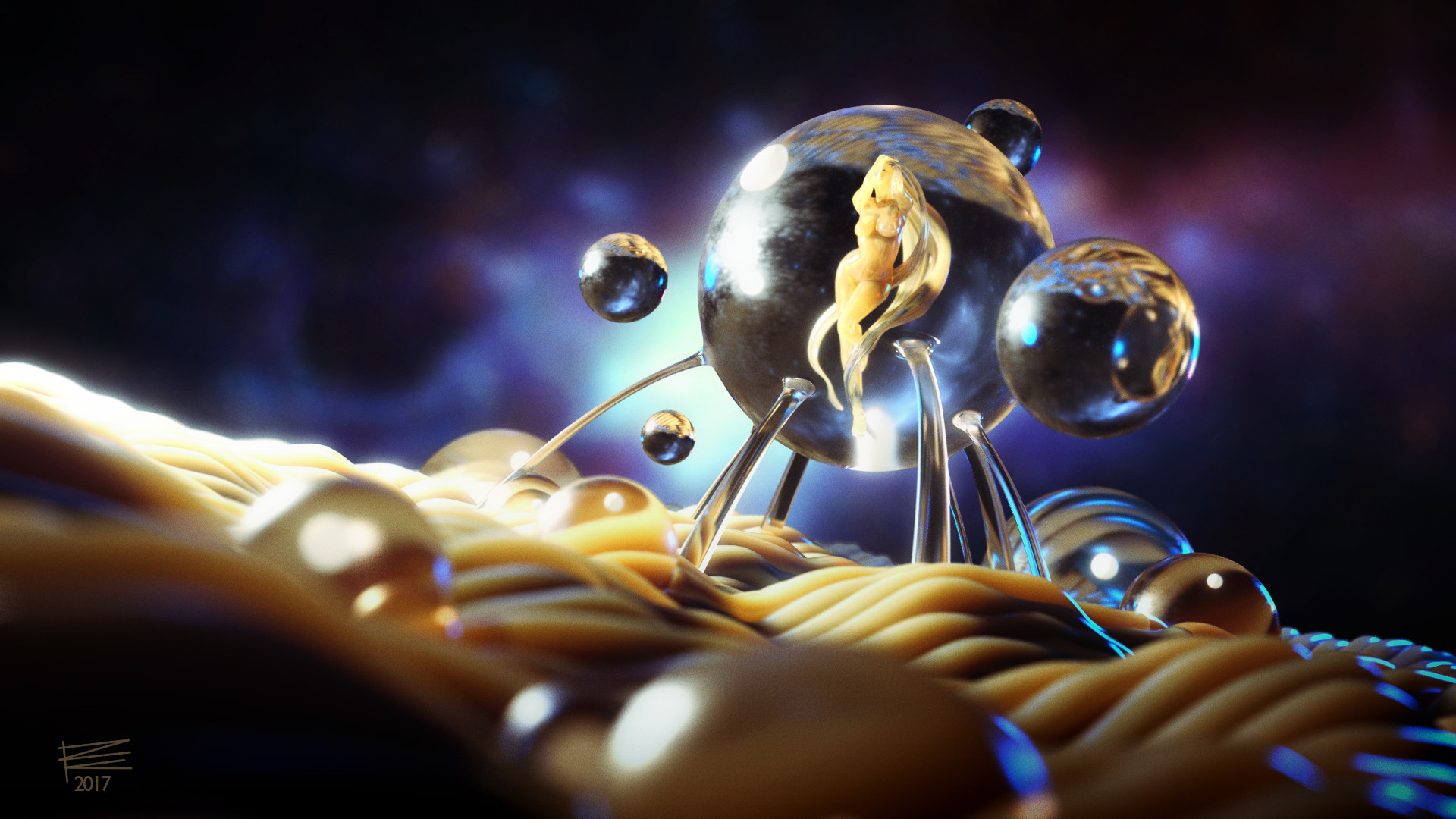 ArtStation - Trapped in a Bubble