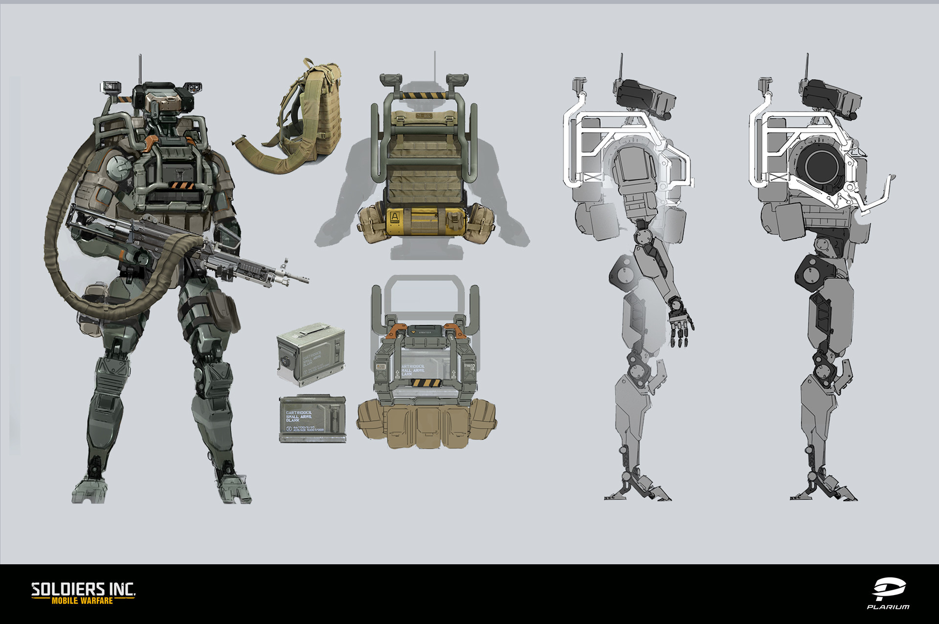 Valentin Demchenko - Soldiers Inc. Characters Concept art