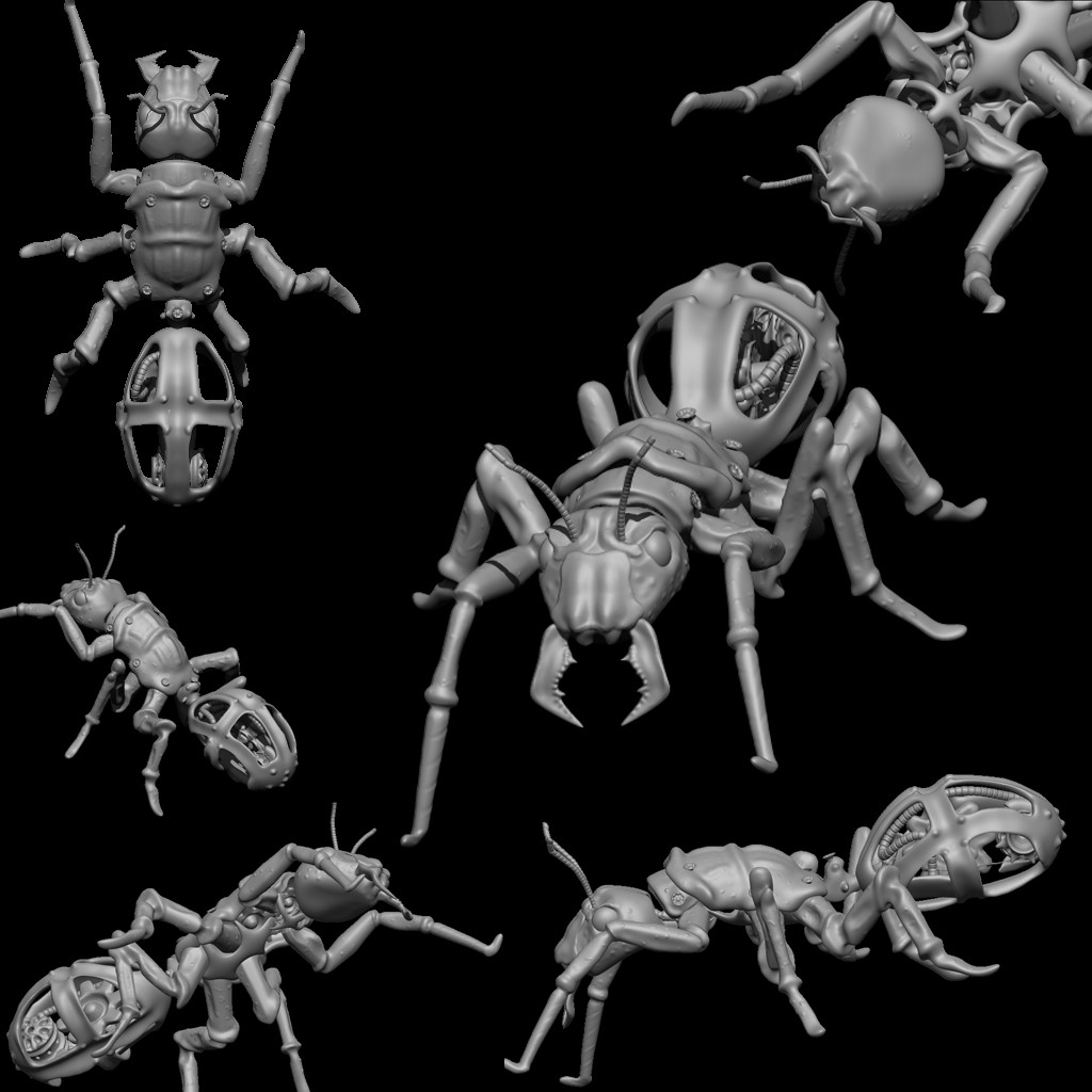 ArtStation - Steampunk Ant