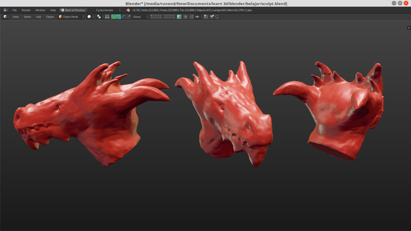 ArtStation - Dragon Head