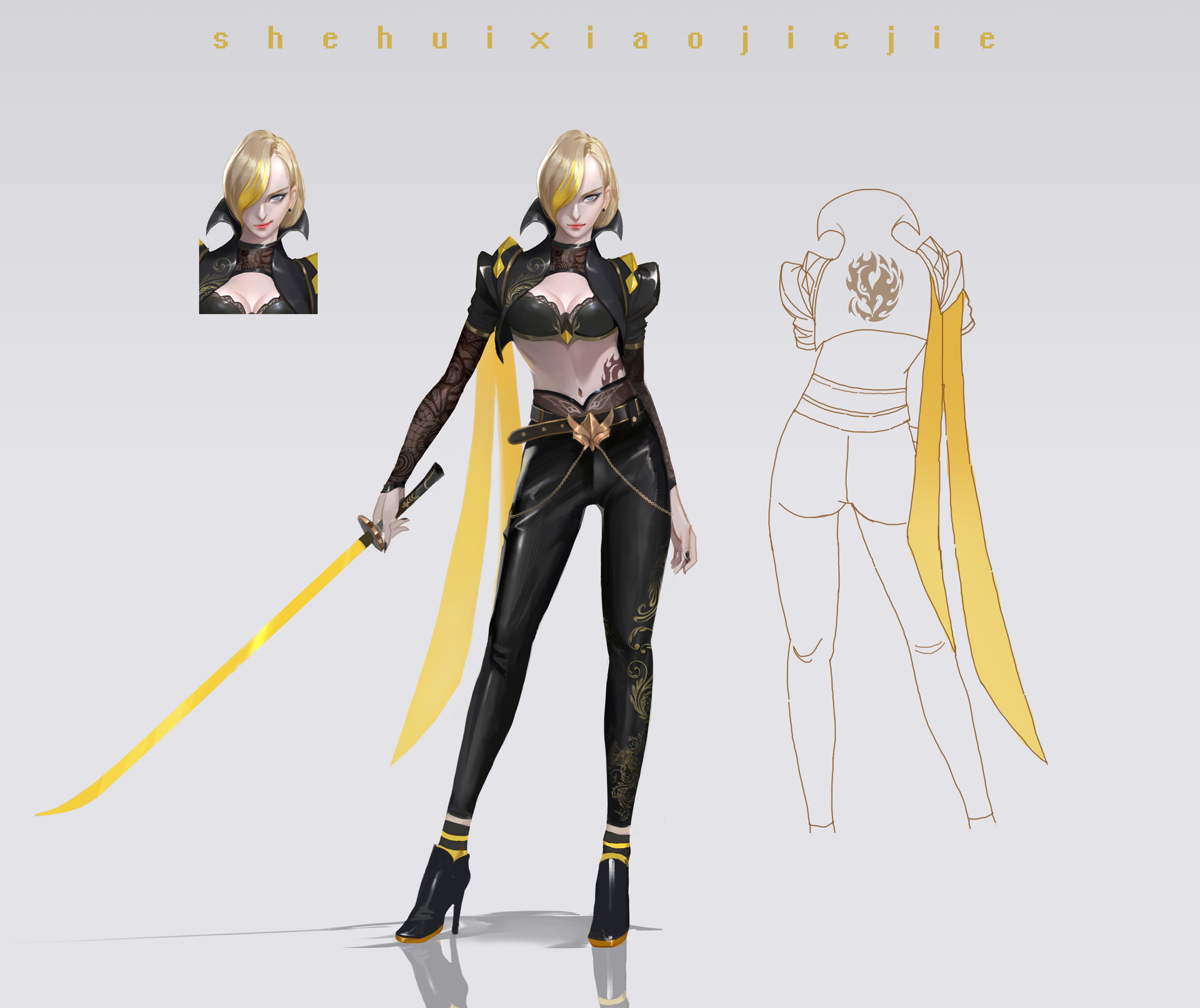 ArtStation - hun she hui de xieao jiejie