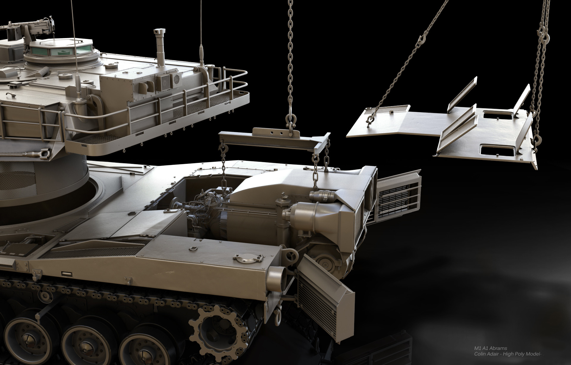 Colin Adair - AGT 1500 turbine tank engine