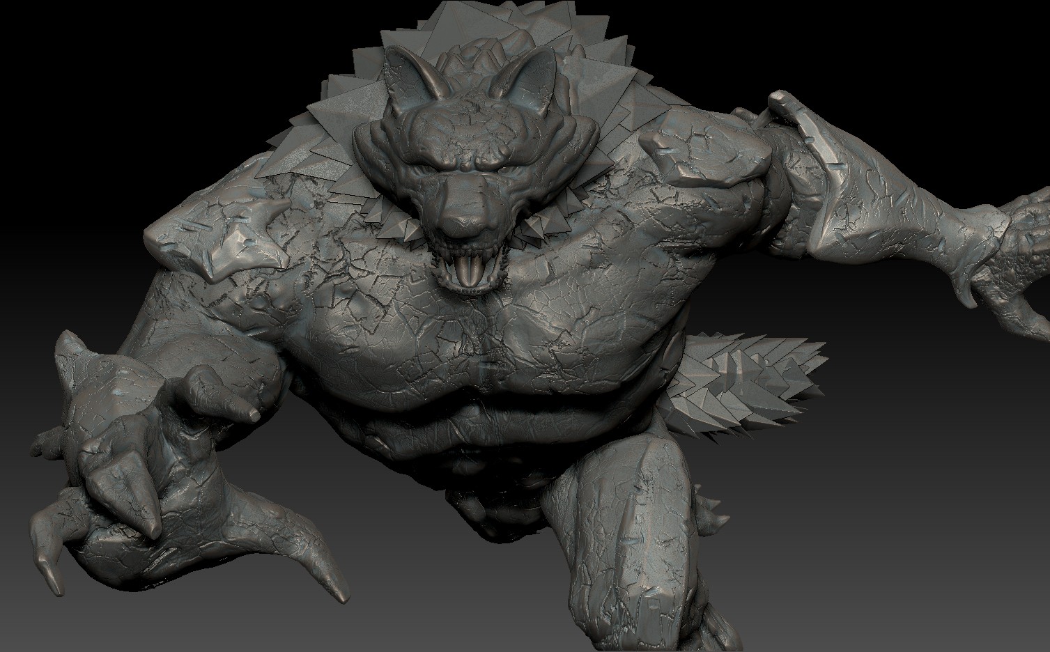 ArtStation - Storm wolf