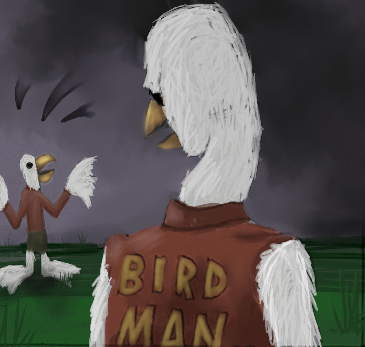 ArtStation - Bird man