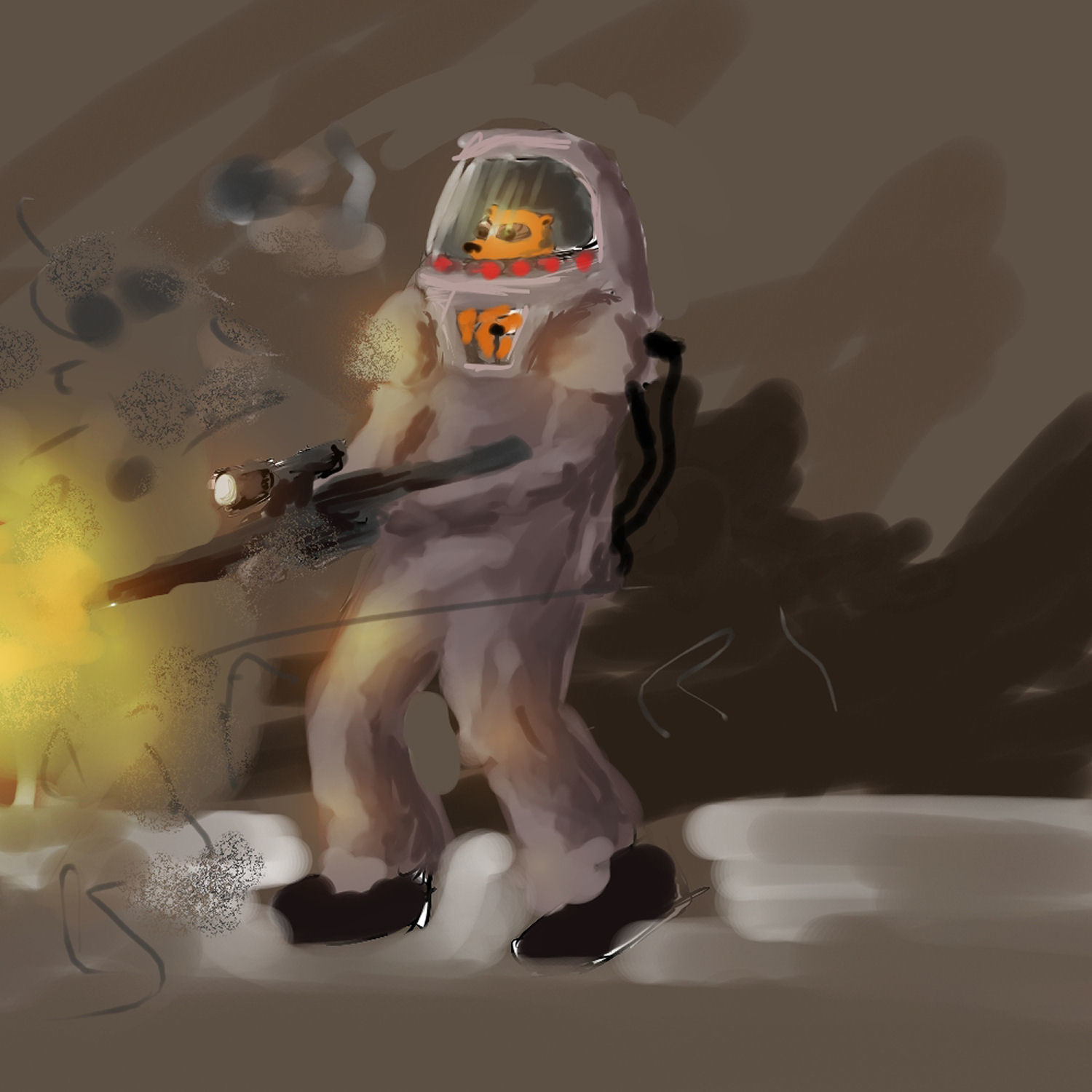 ArtStation - Fox in Space Suit