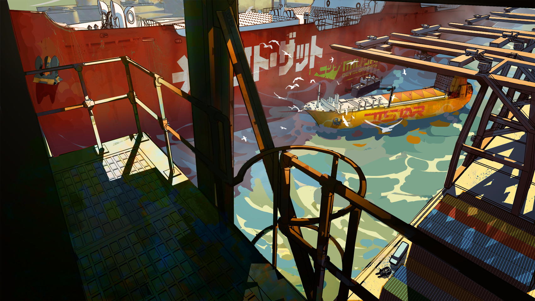 ArtStation - SK Harbor Layout