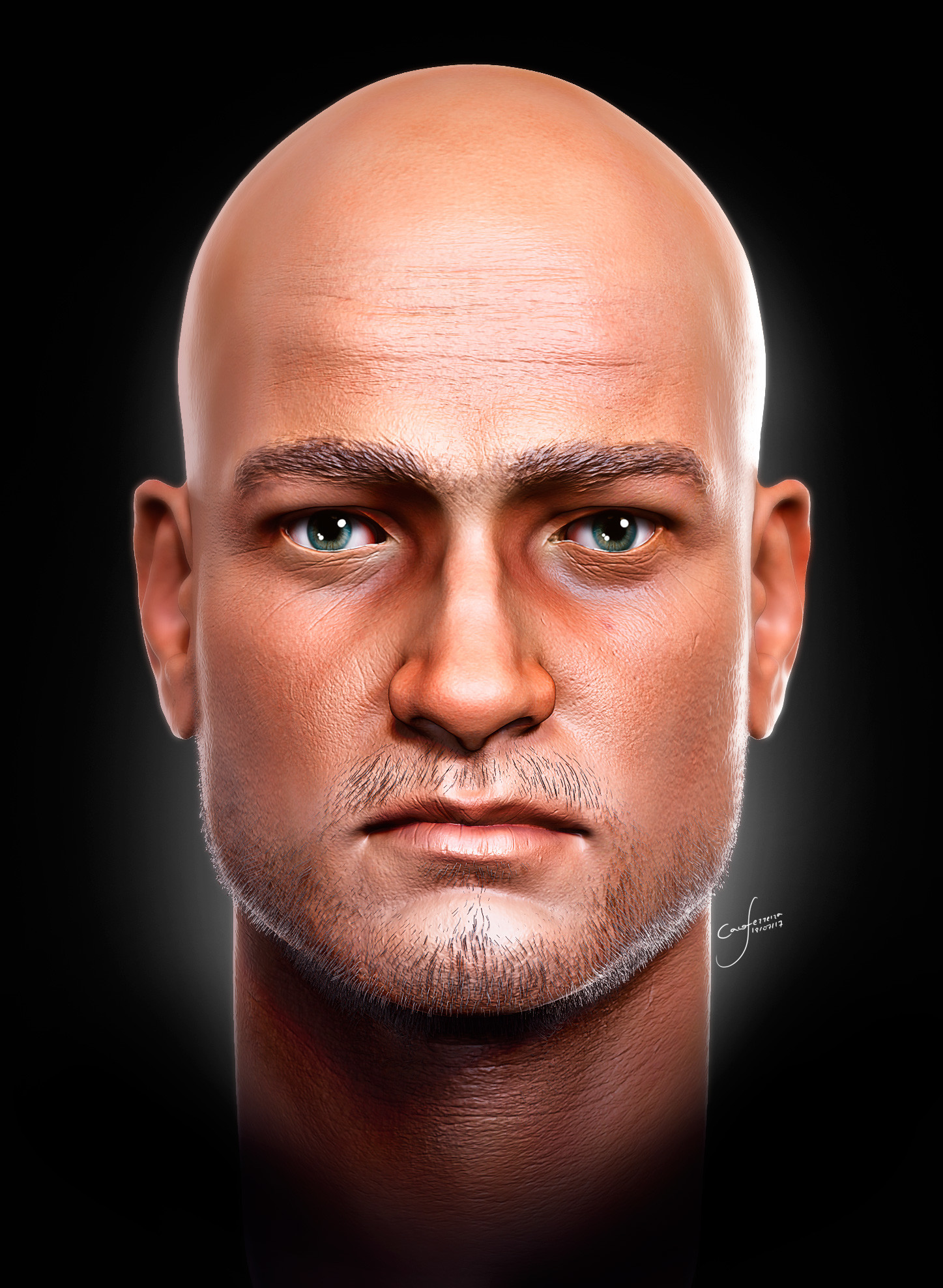ArtStation - Male Head Study