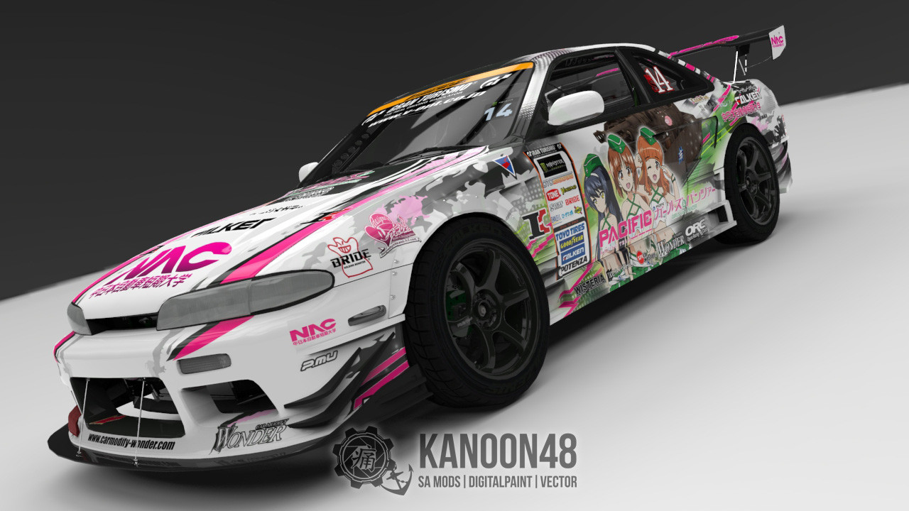 ArtStation - Pacific Racing Team 2015 NAC ガールズ&パンツァー S14 With FALKEN