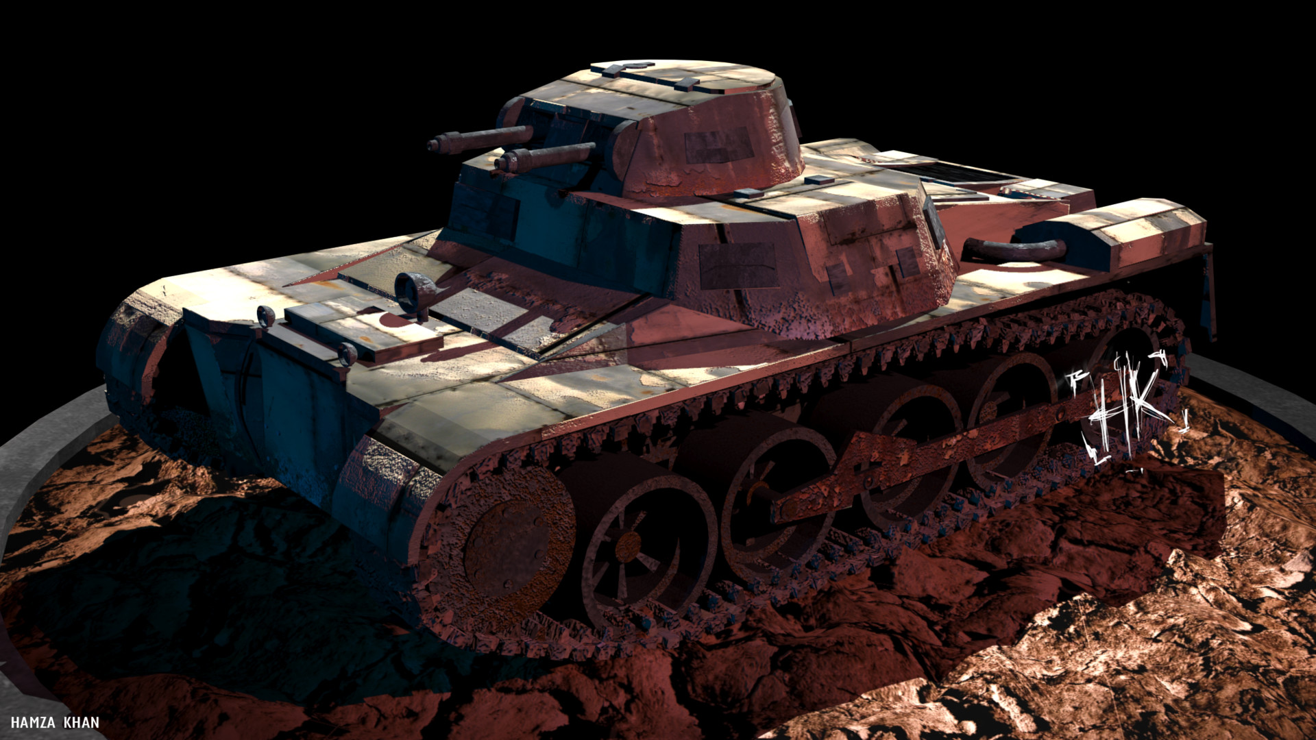 ArtStation - Rusty Tank