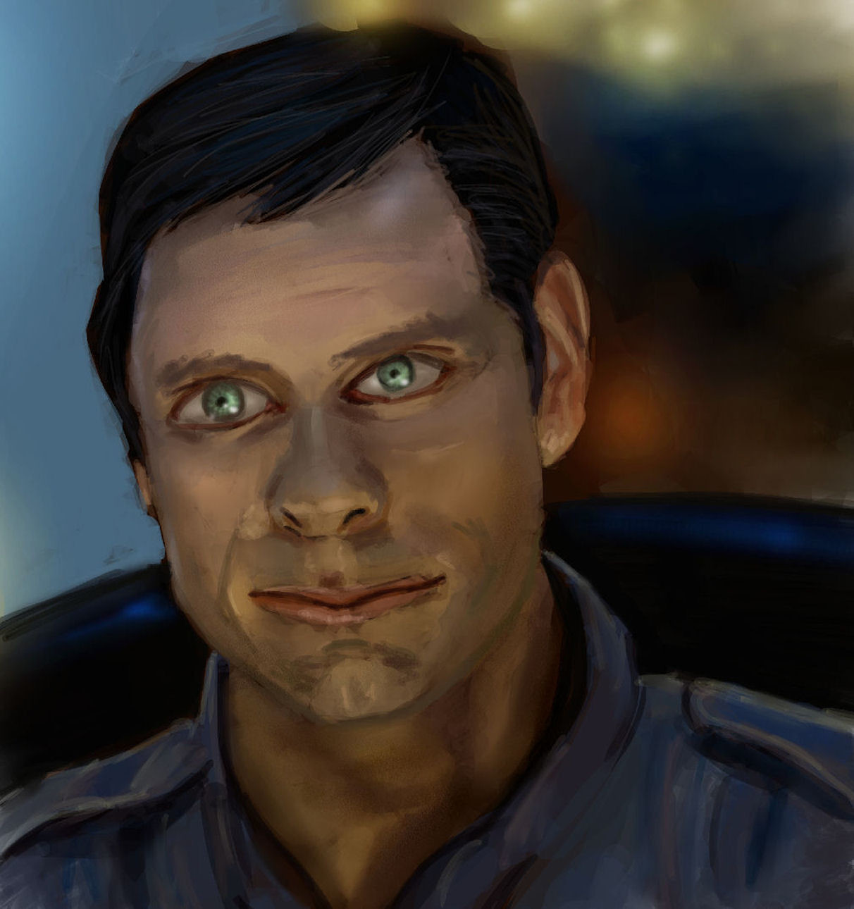 Joe Kiely - 2 Portraits 2001 Space Odyssey Paints
