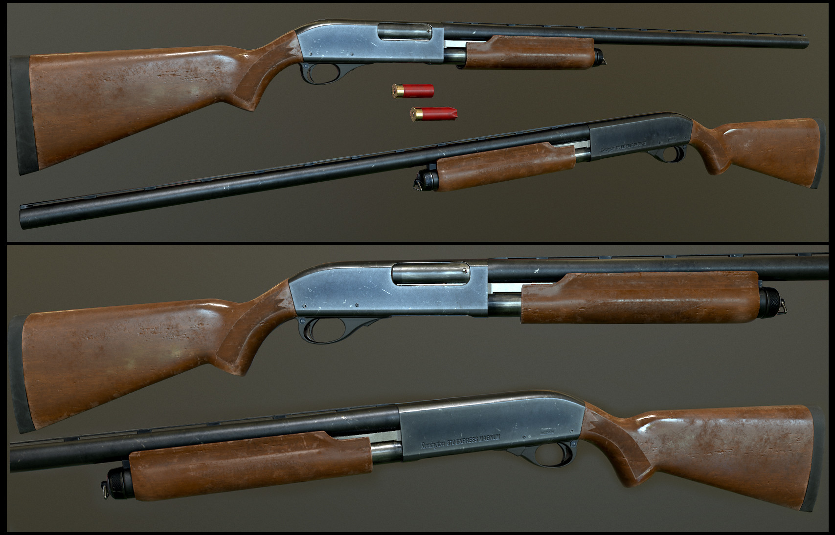 ArtStation - Remington 870 Express