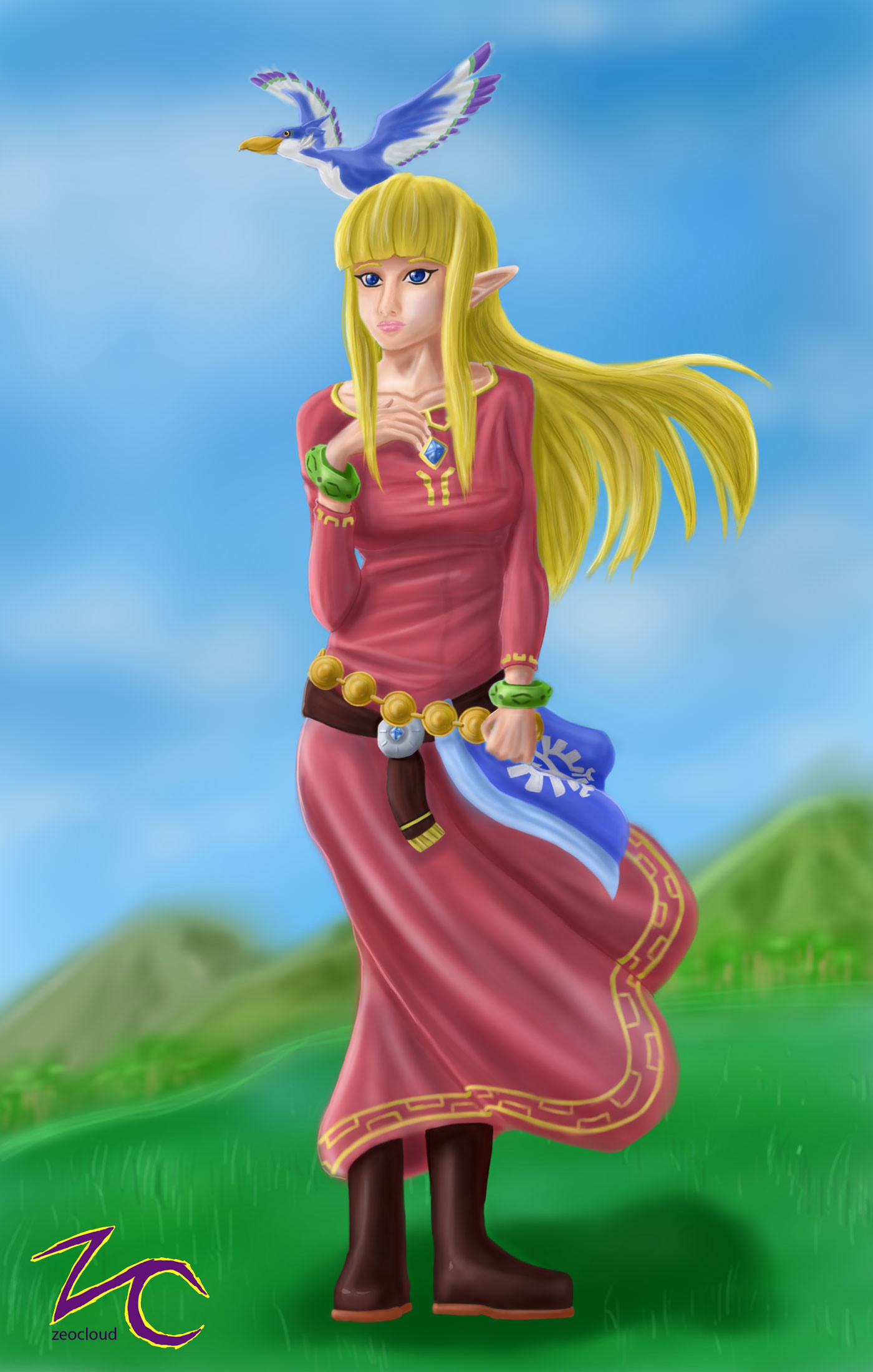 ArtStation - Zelda Painting