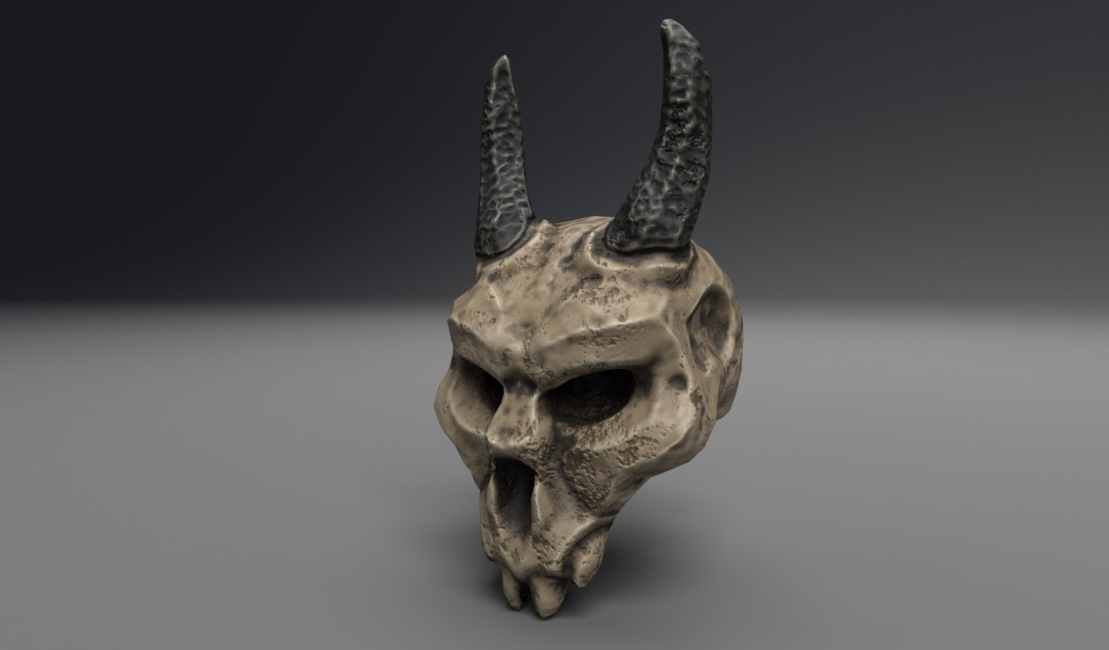 ArtStation - Horned Skull
