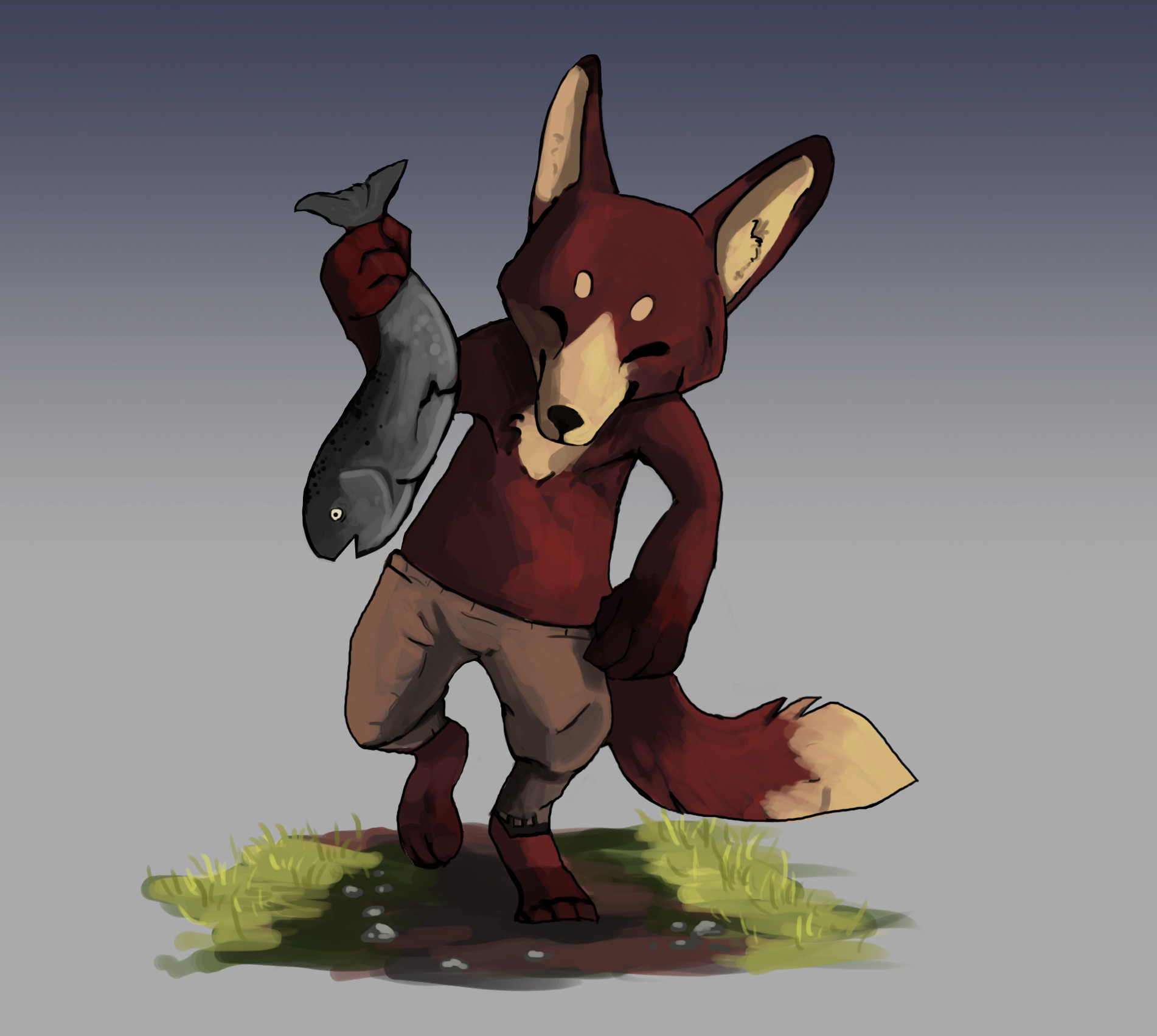 ArtStation - Fisherman Fox