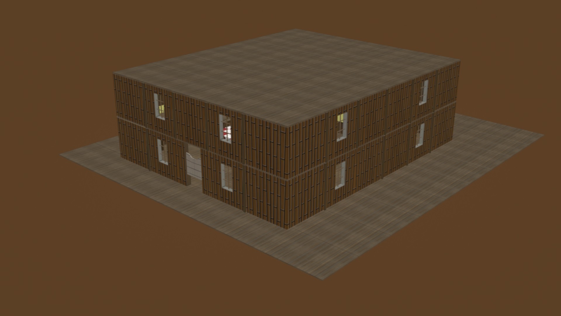 ArtStation - Modular Low Poly western.