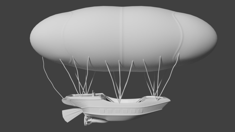 ArtStation - Ship zeppelin