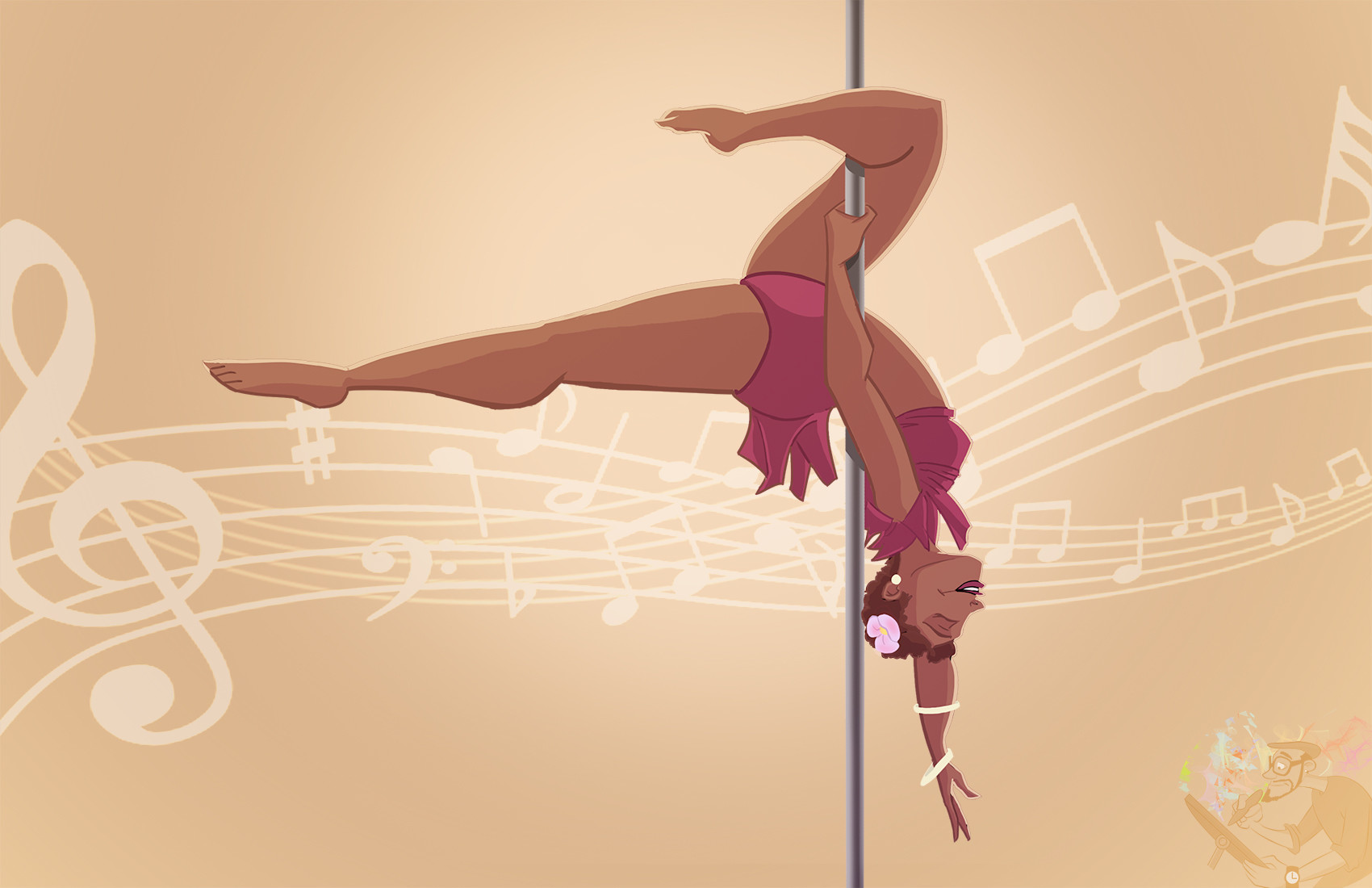 ArtStation - Pole Dancing