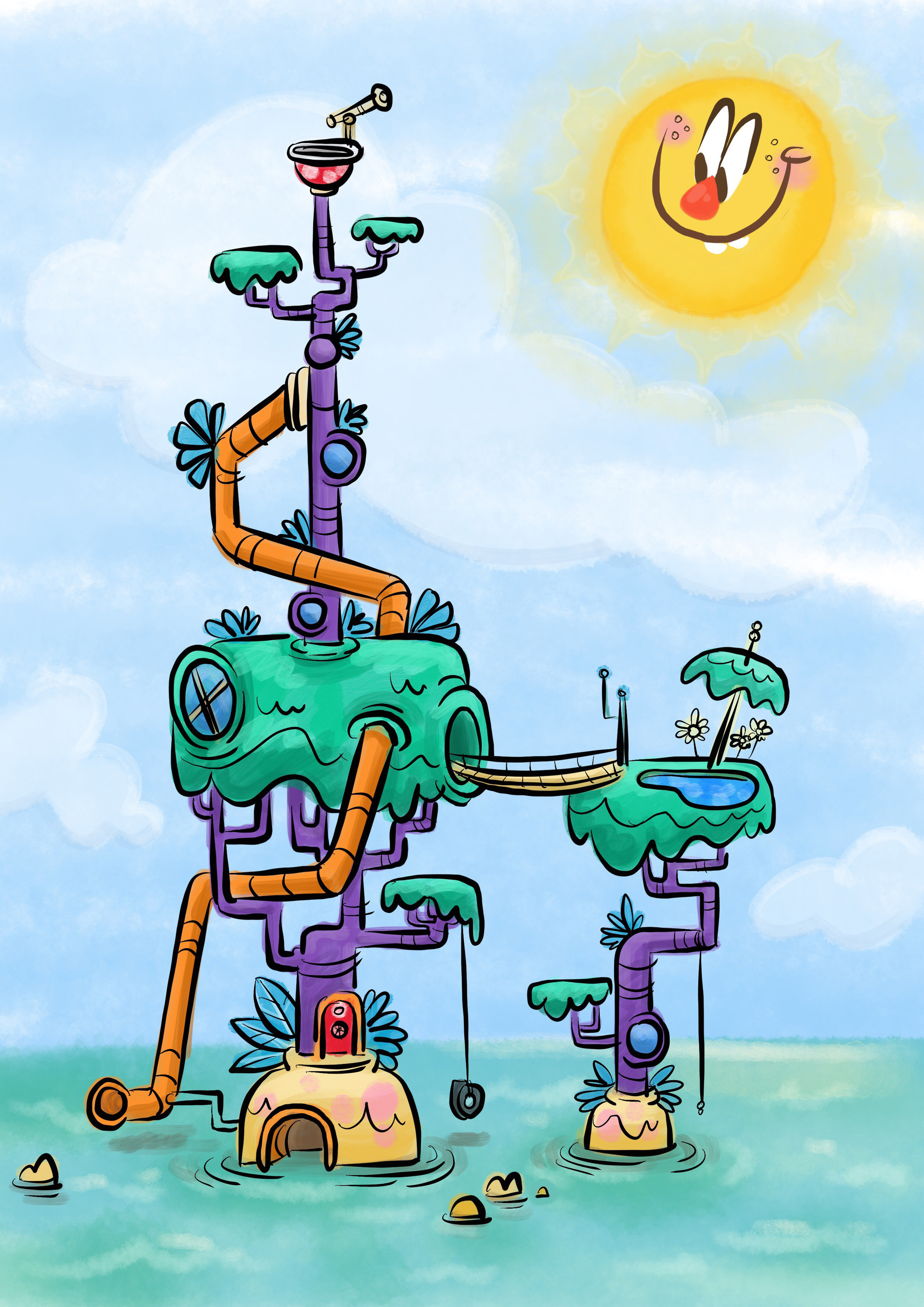 ArtStation - Treehouse Concept Design